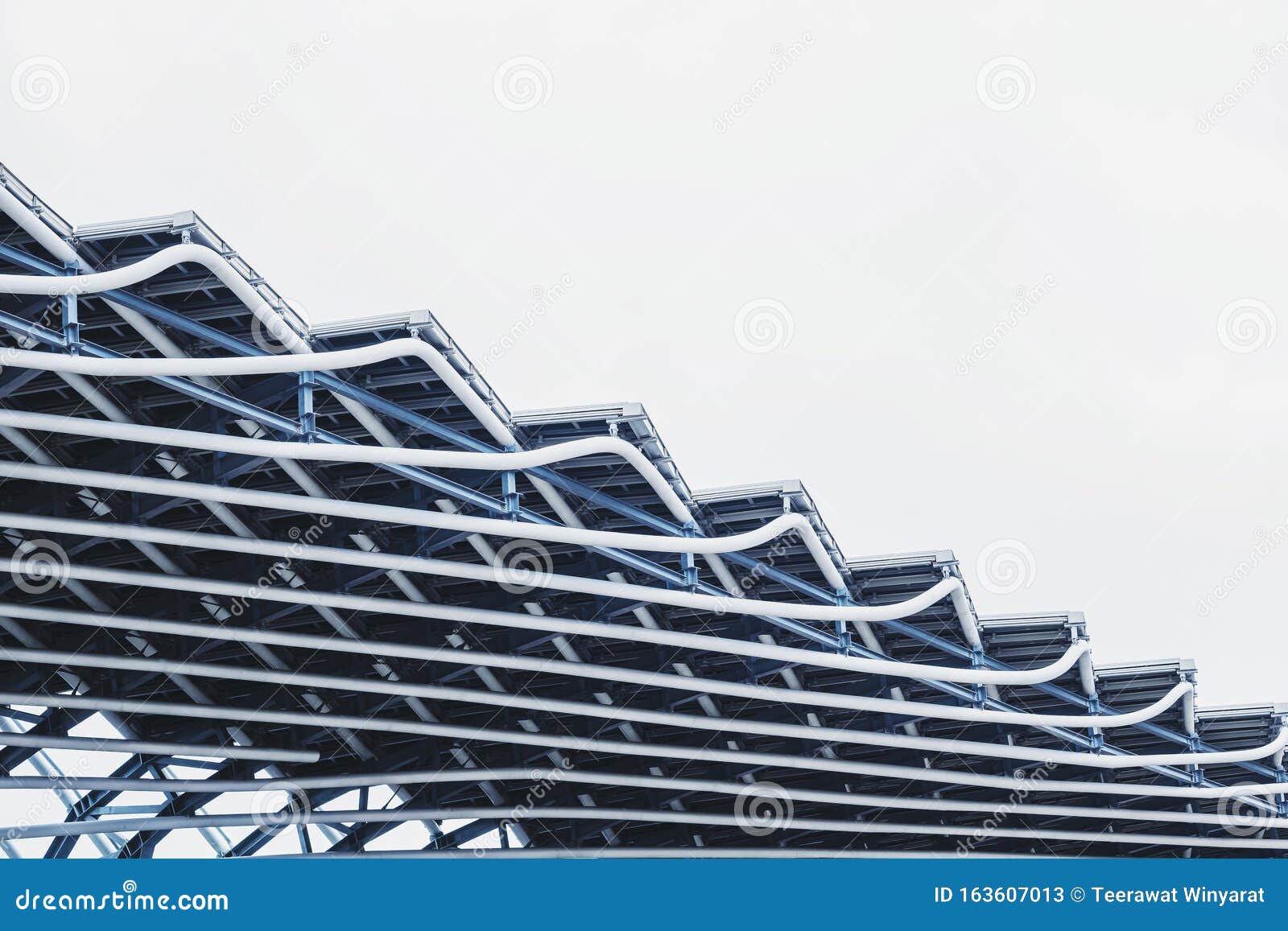 Details Of Steel Truss, Reticular Structure Of A Repeater Antenna Or ...