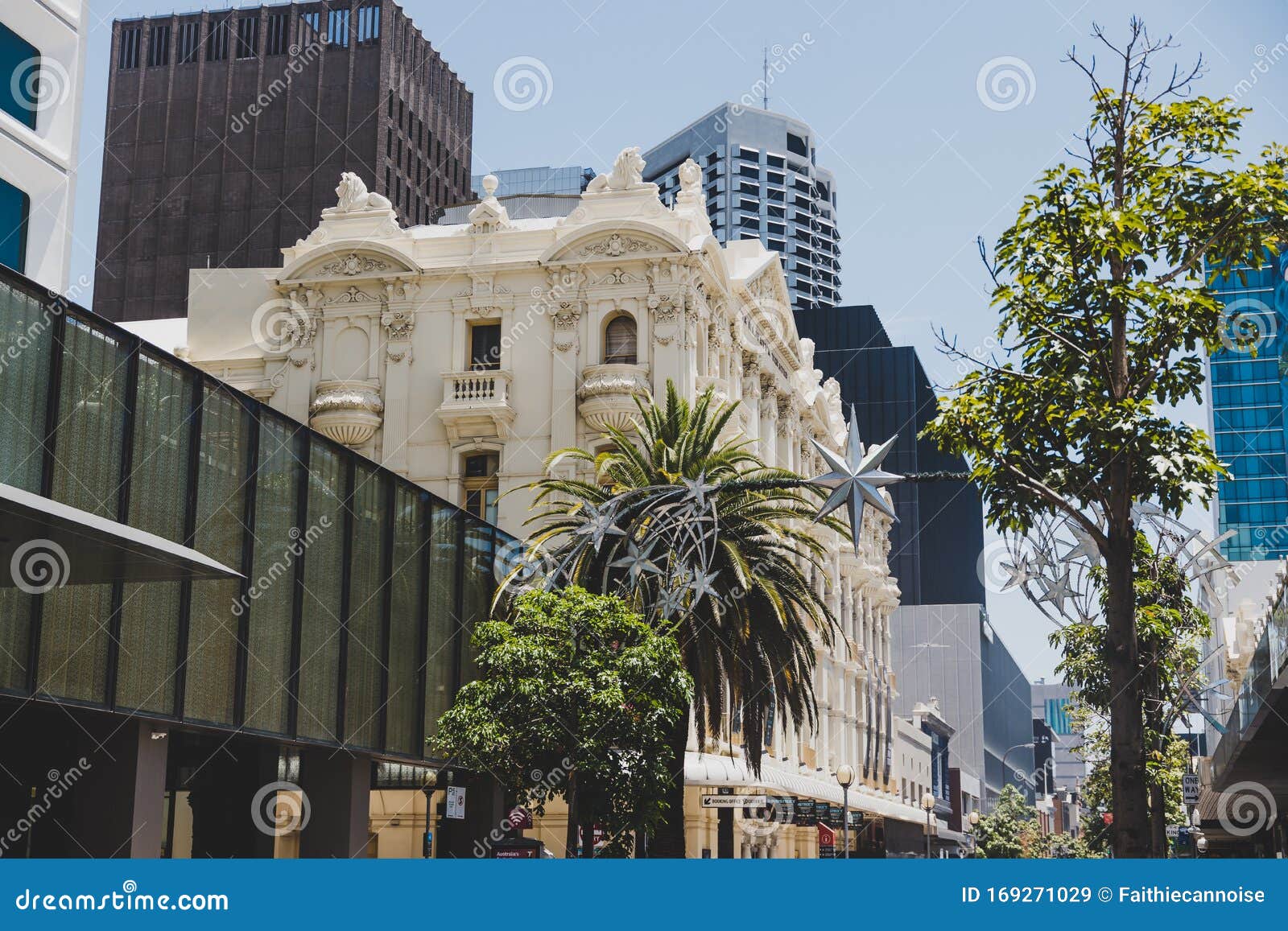 Architecture and Details of the Streets of Perth Modern CBD Editorial ...