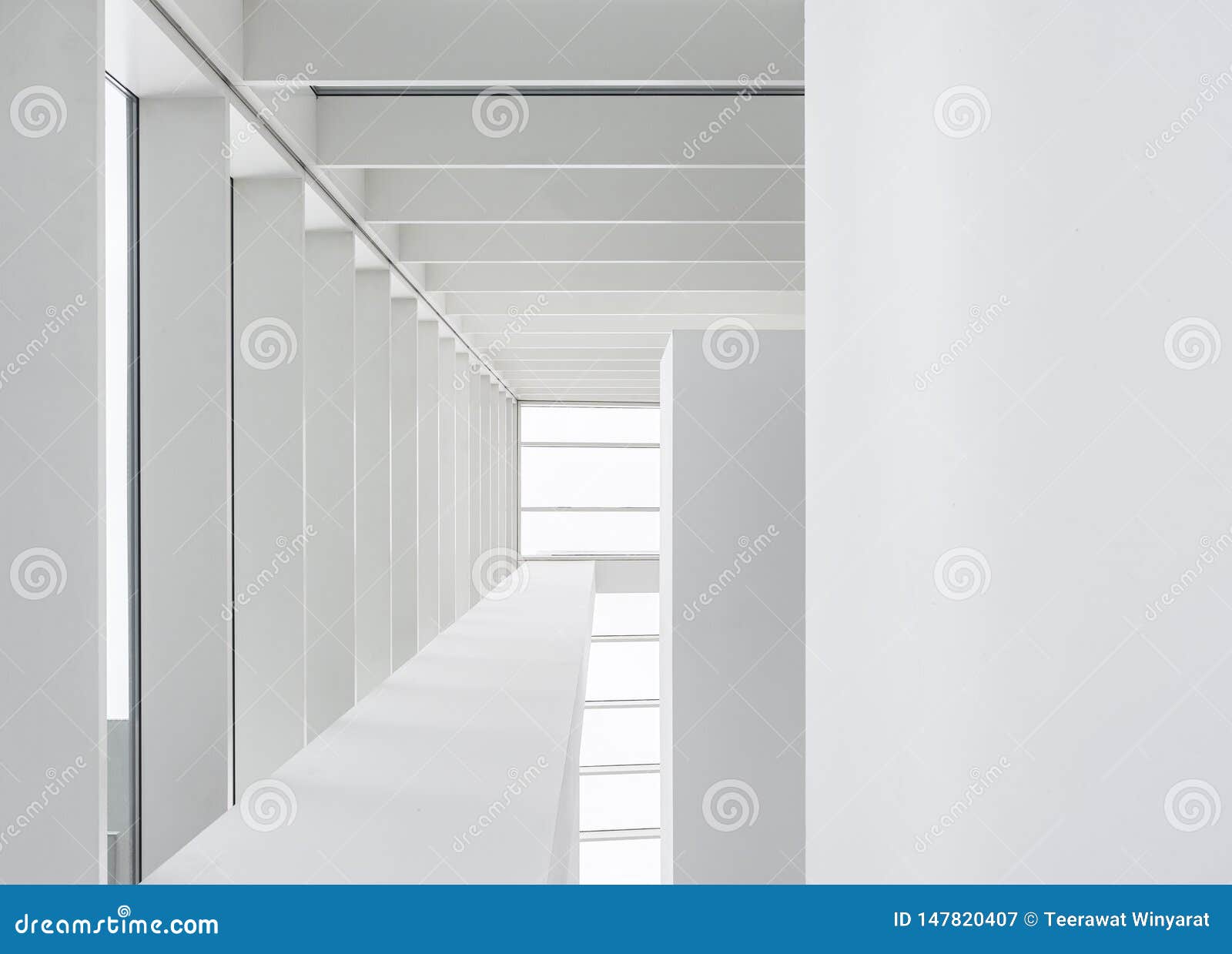 Architecture Details White Columns Steel Frame Geometric Abstract ...