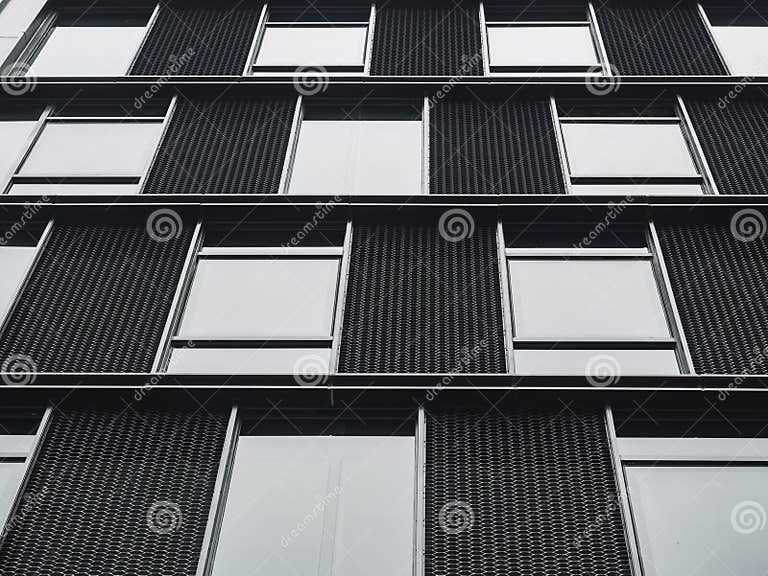 Architecture Details Window Frame Pattern Modern Building Exterior ...