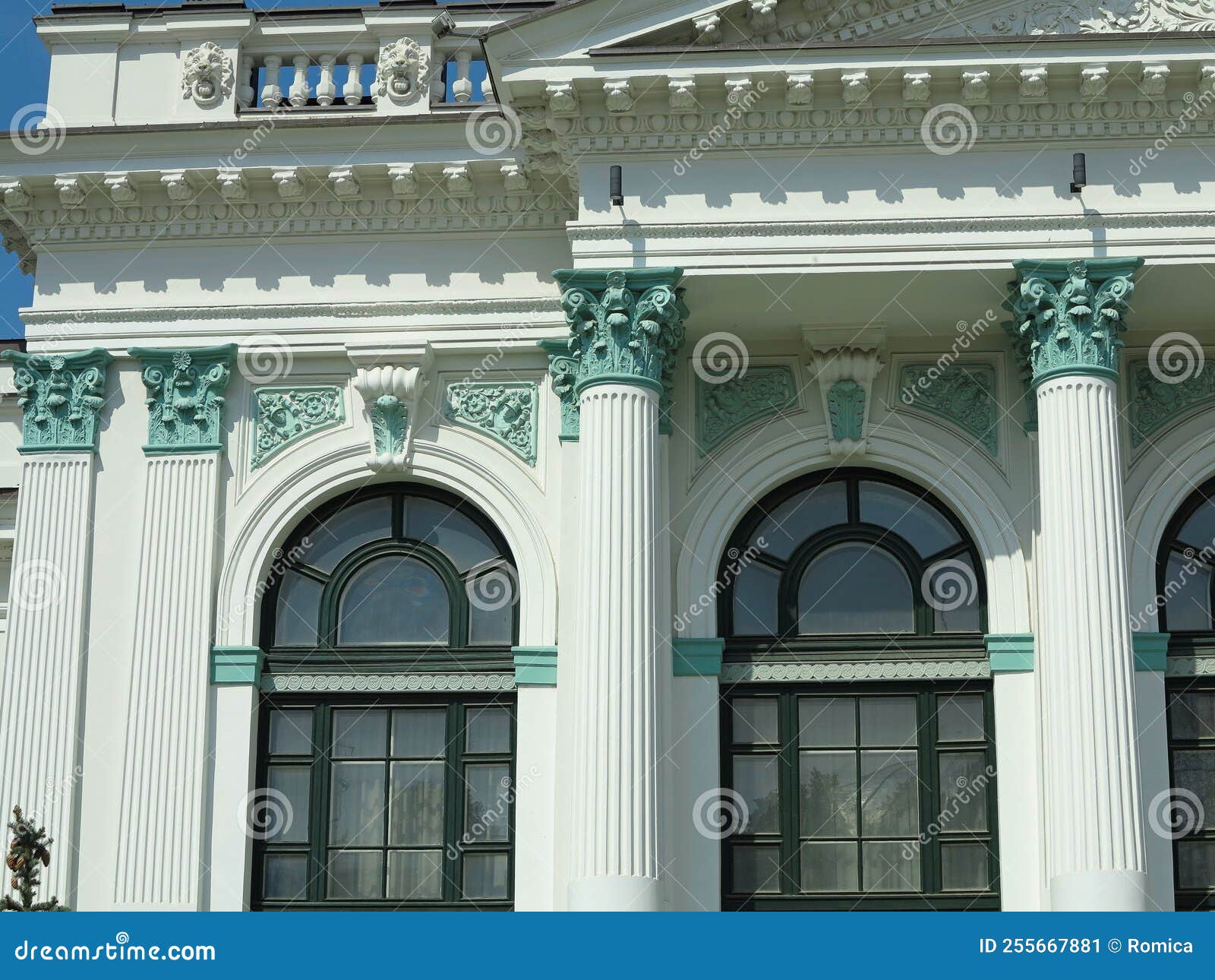 Architecture Detsails Columns and Windows of Ancient Renaissance ...