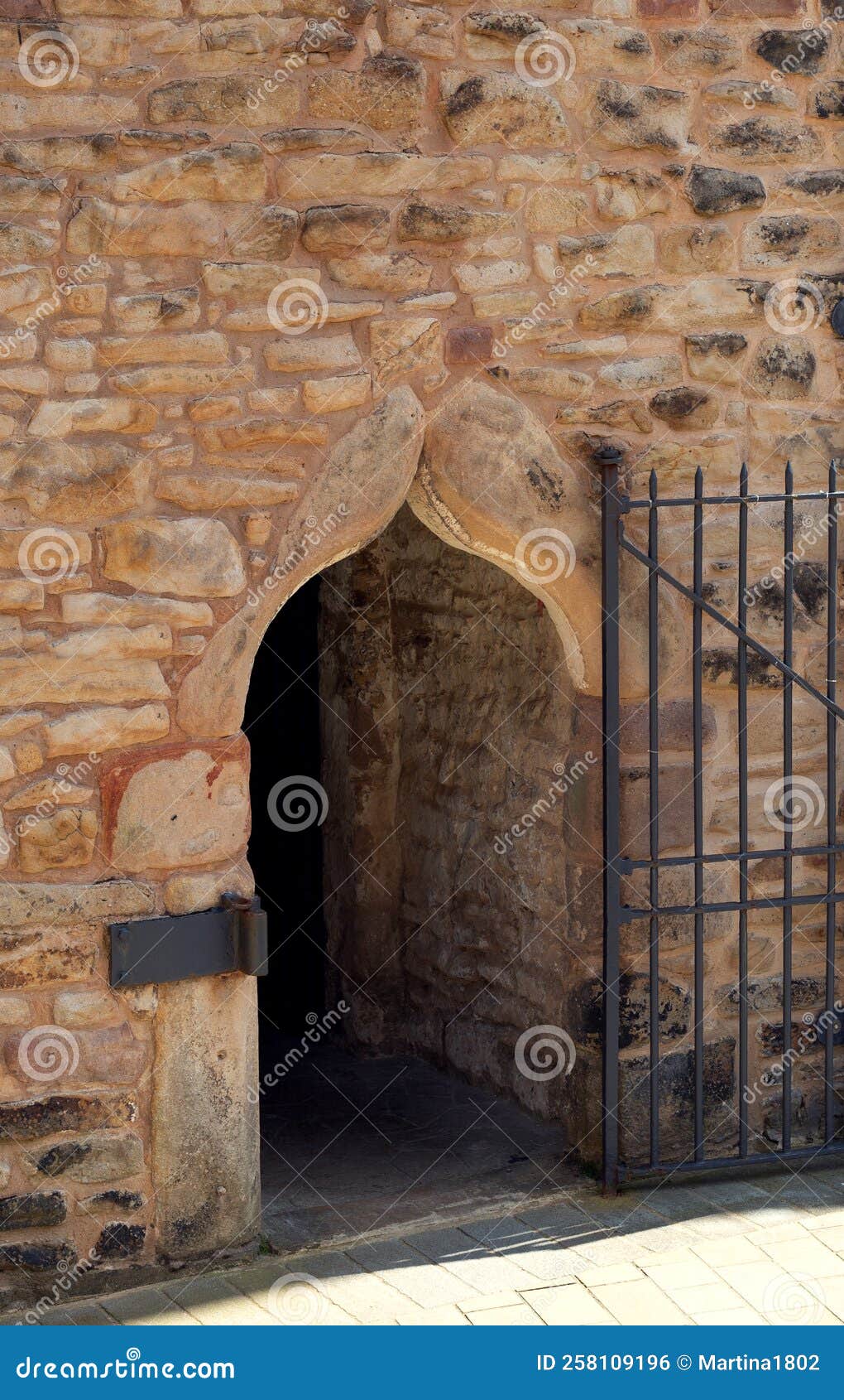 Architecture of the Doors in the Castle Stock Photo - Image of wood ...