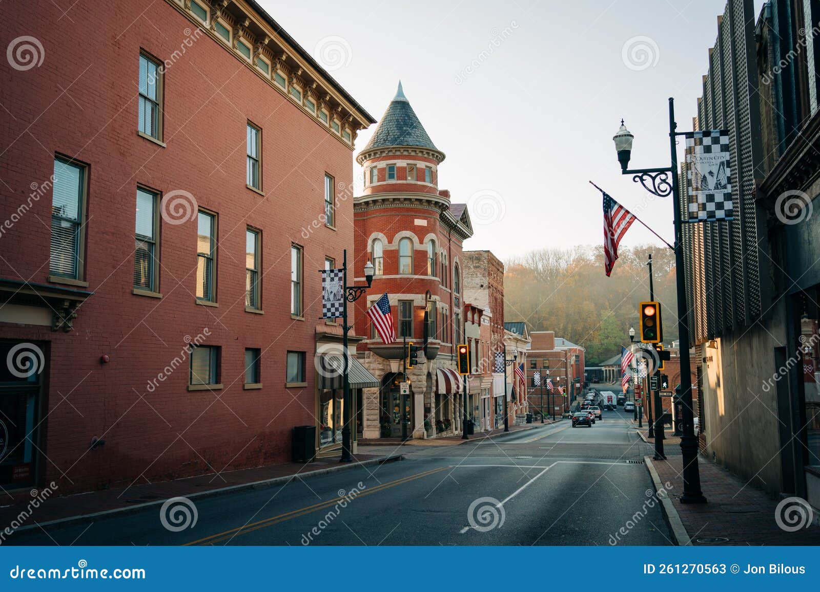 Architecture in Downtown, Staunton, Virginia Stock Image - Image of ...