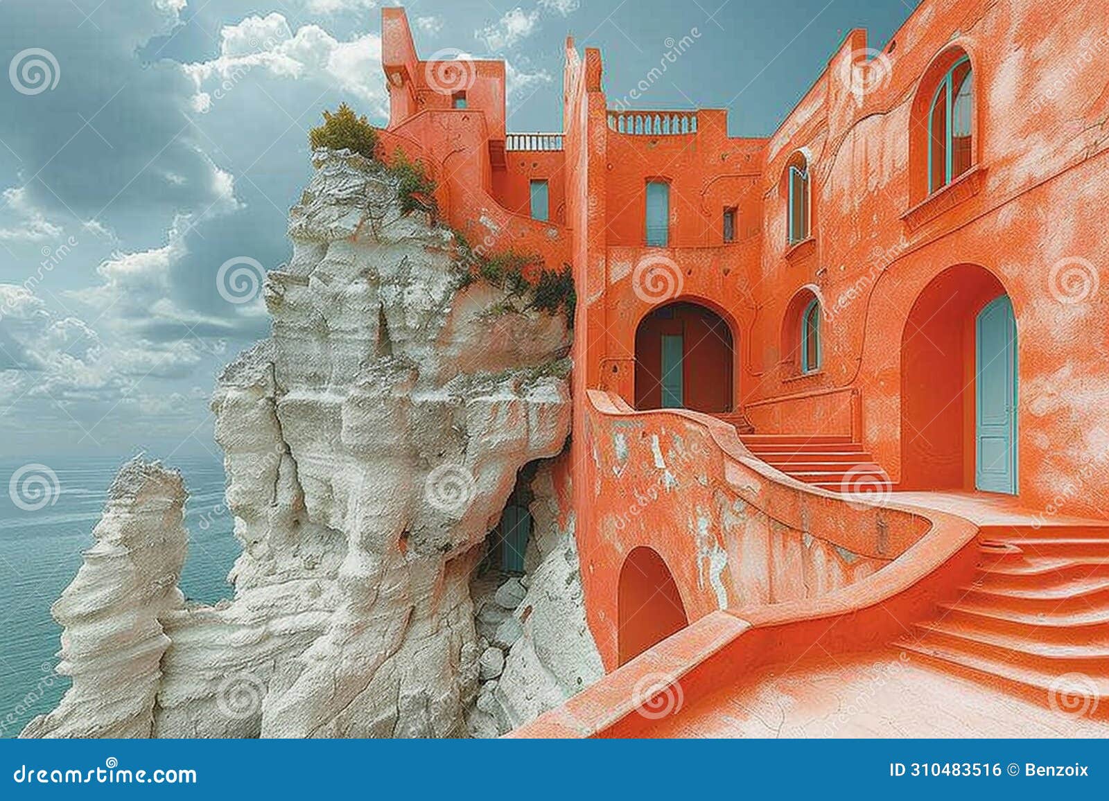 The Architecture of a Dream Stock Photo - Image of creativity, unreal ...