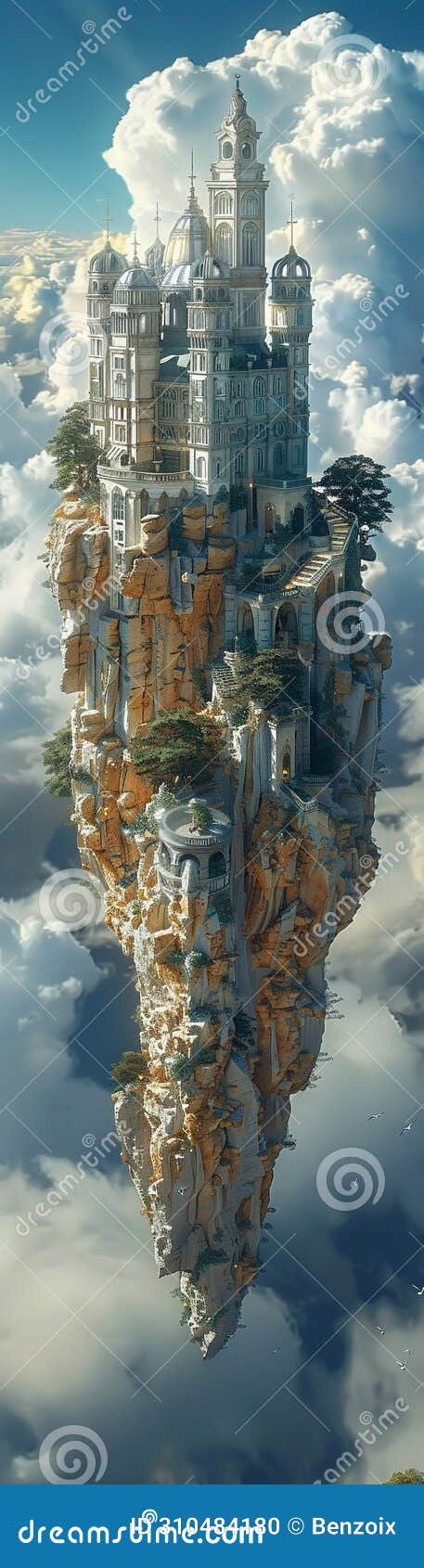 The Architecture of a Dream Stock Photo - Image of physics, surreal ...