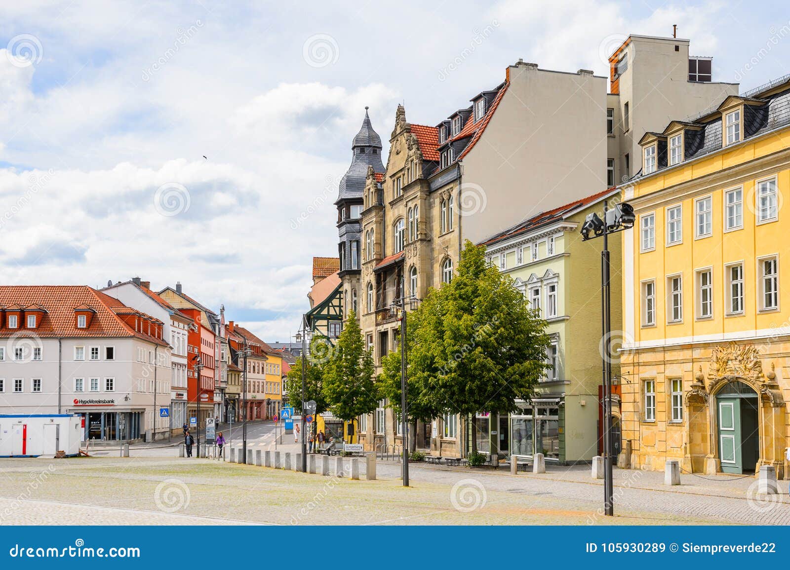 Architecture of Eisenach, Thuringia, Germany Stock Image - Image of ...