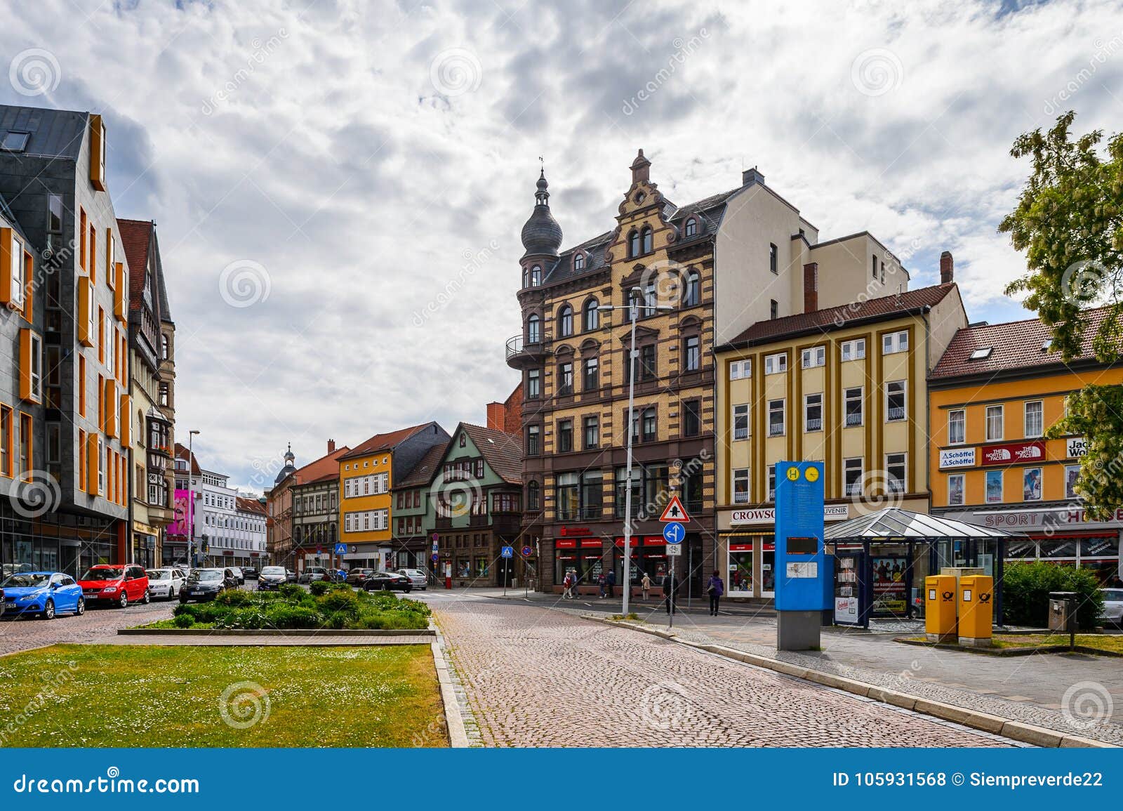 Architecture of Eisenach, Thuringia, Germany Editorial Stock Photo ...