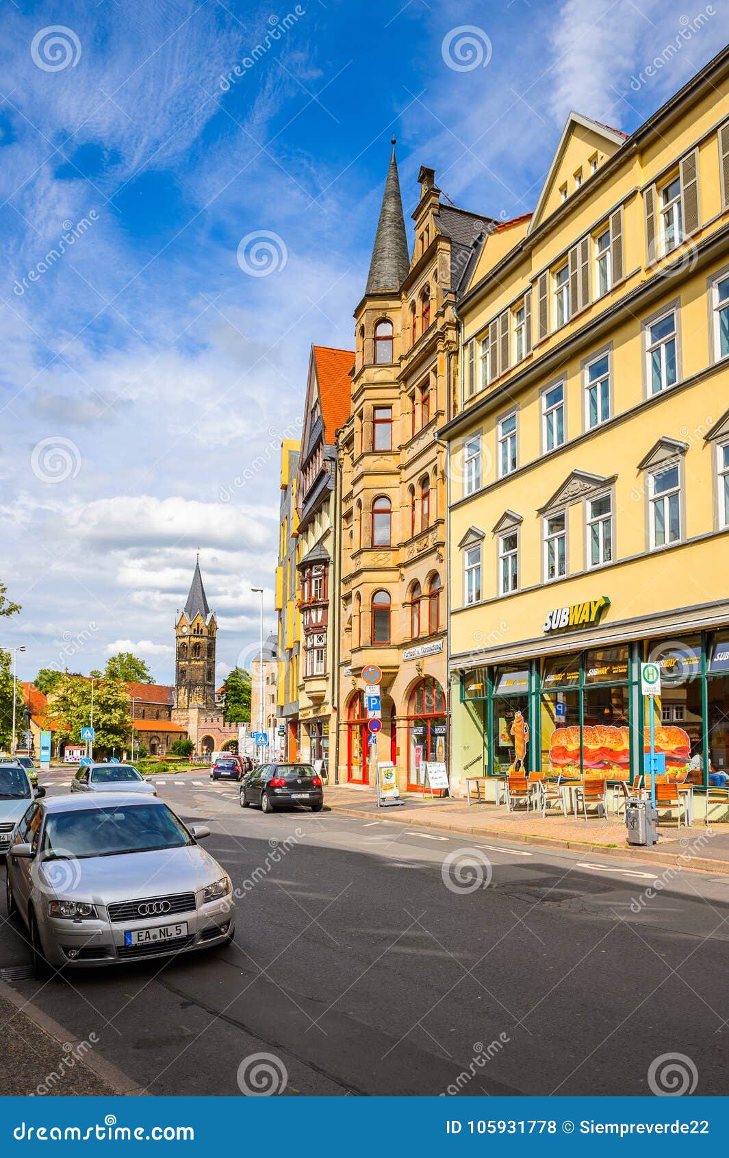 Architecture of Eisenach, Thuringia, Germany Editorial Stock Photo ...