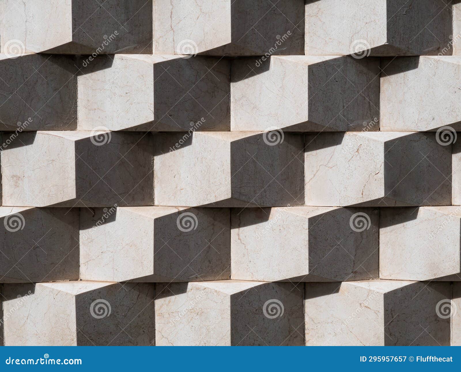 Architecture External Wall Detail, Cube Design and Geometric Pattern ...