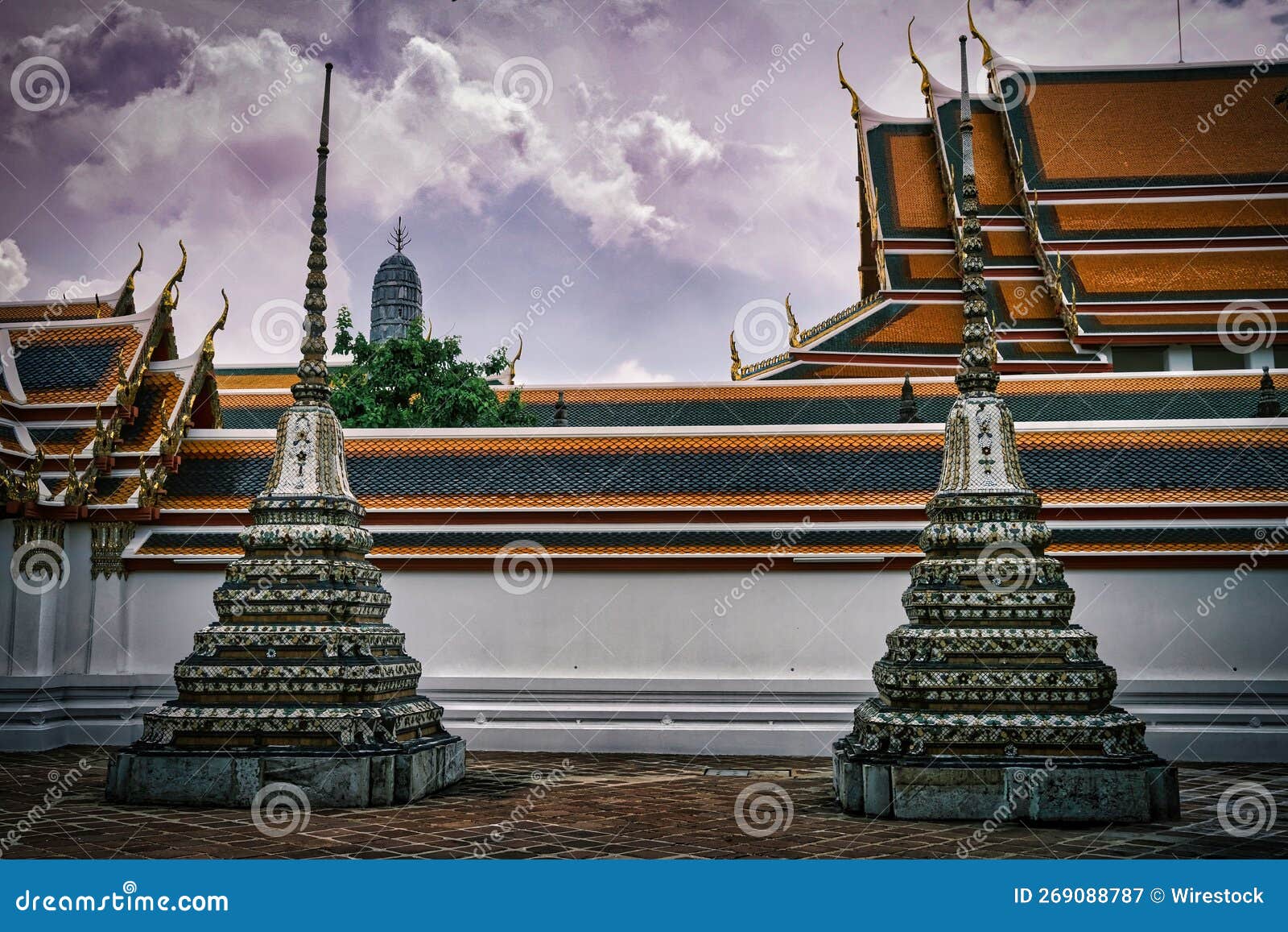 Architecture of a Famous Building in Bangkok, Thailand. Editorial ...