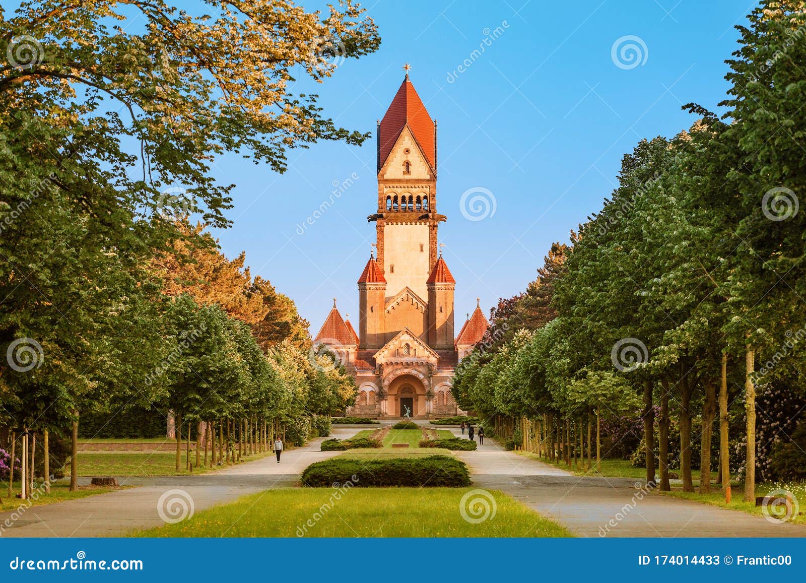 Famous Chapel and Crematory Complex in South Cemetery in Leipzig ...