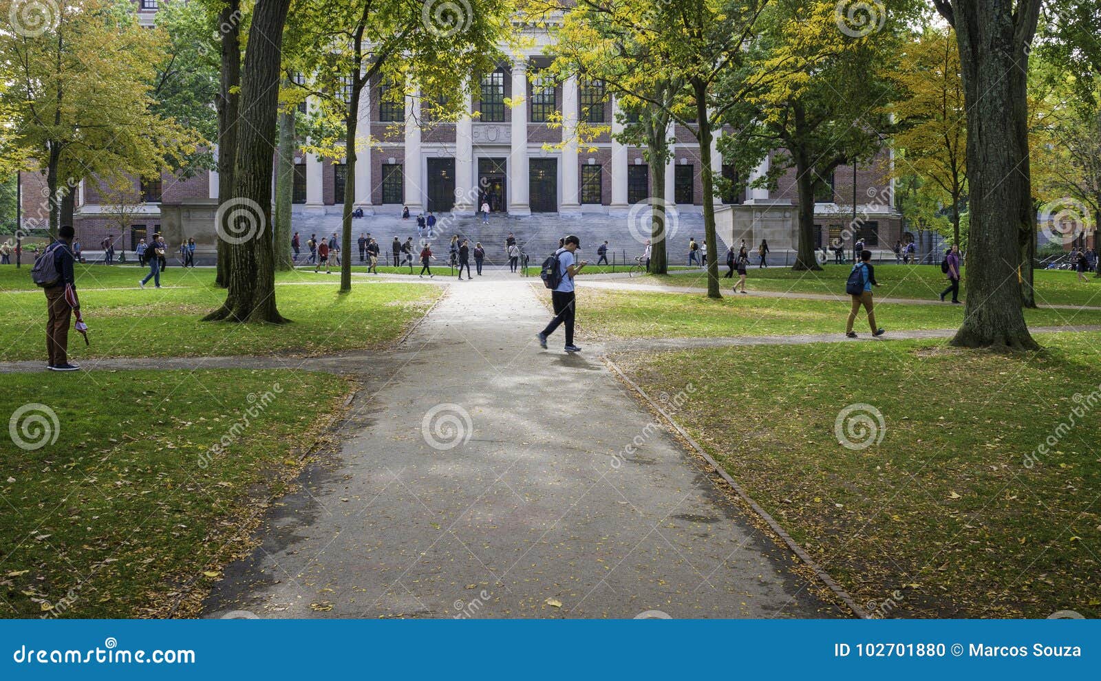 Harvard University editorial image. Image of boston - 102701880