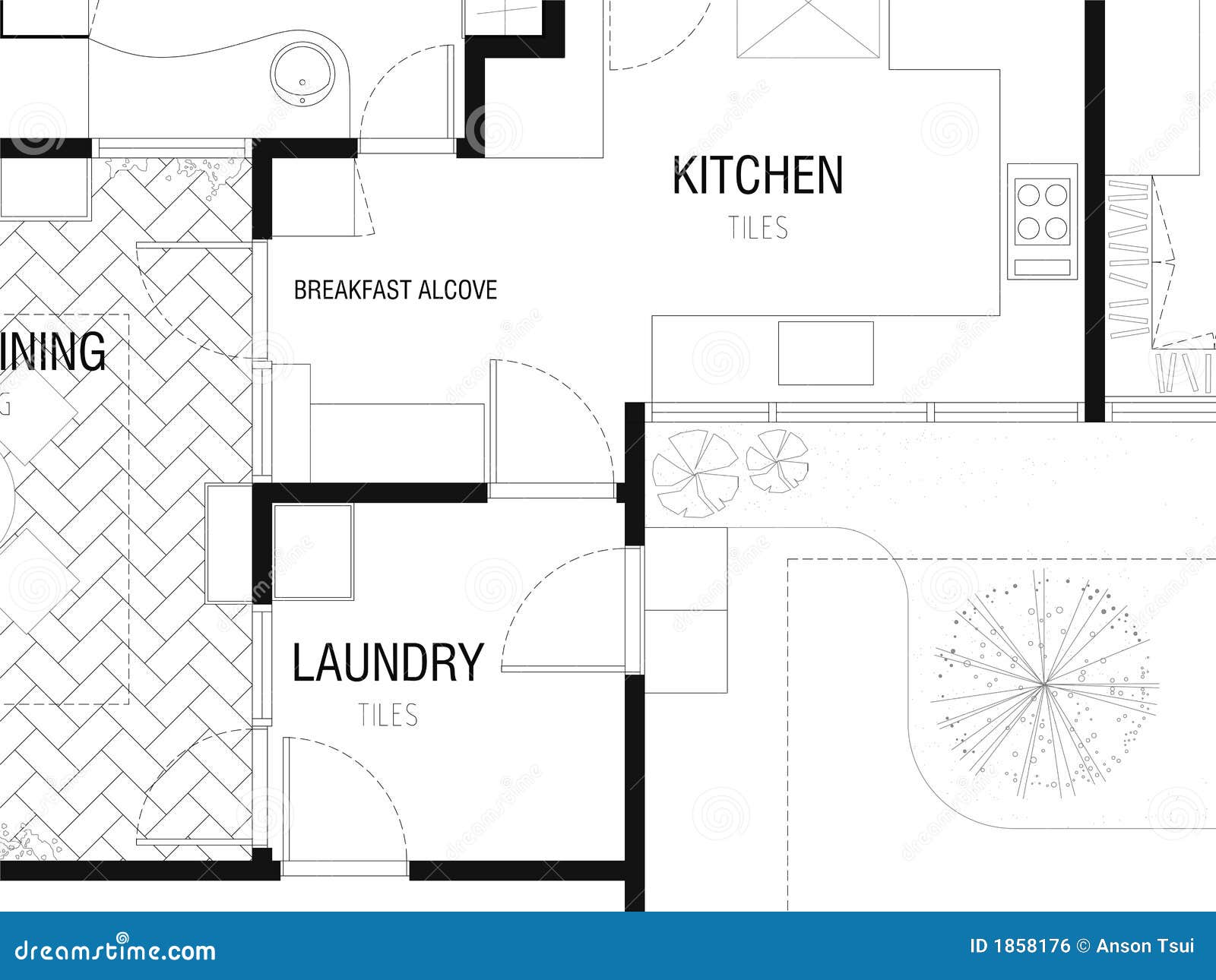 Architecture Floor Plan Background Stock Illustration - Illustration of ...