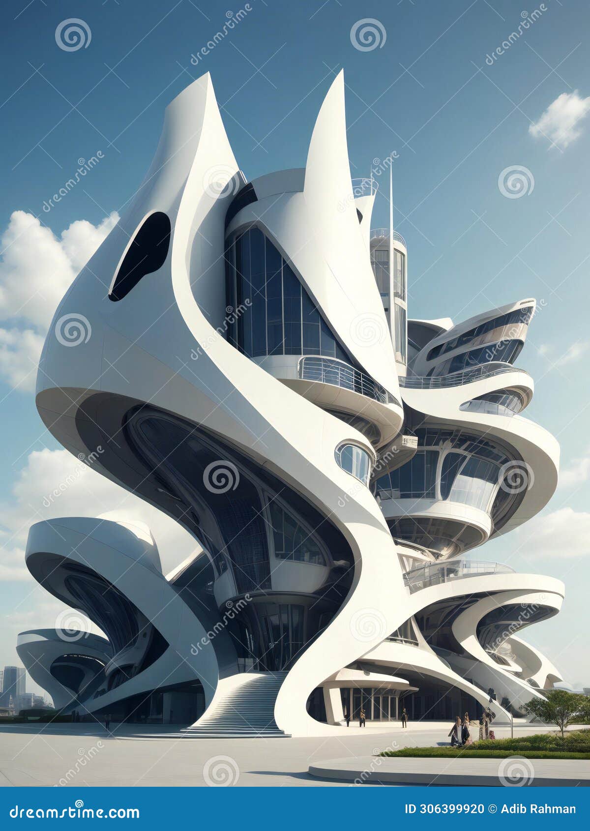 Architecture of the Future Conceptual Building Stock Illustration ...