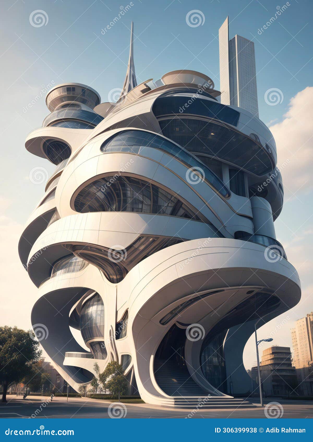 Architecture of the Future Conceptual Building Stock Illustration ...