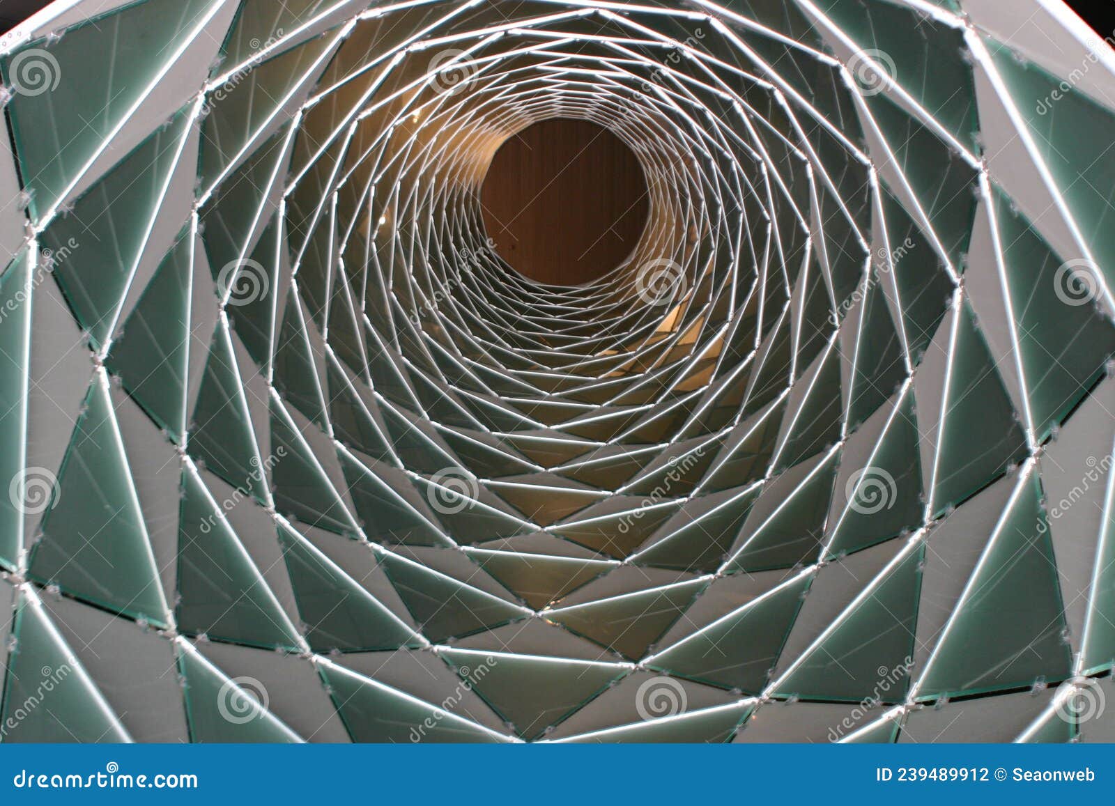 An Architecture of Geometry at Glass Window Stock Photo - Image of ...