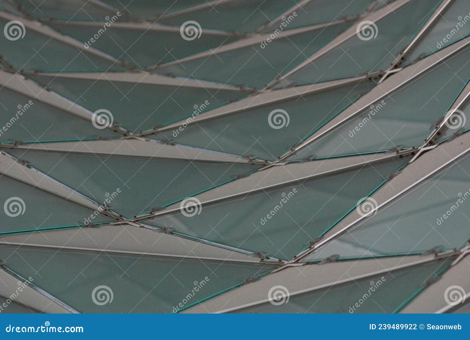 An Architecture of Geometry at Glass Window Stock Photo - Image of roof ...