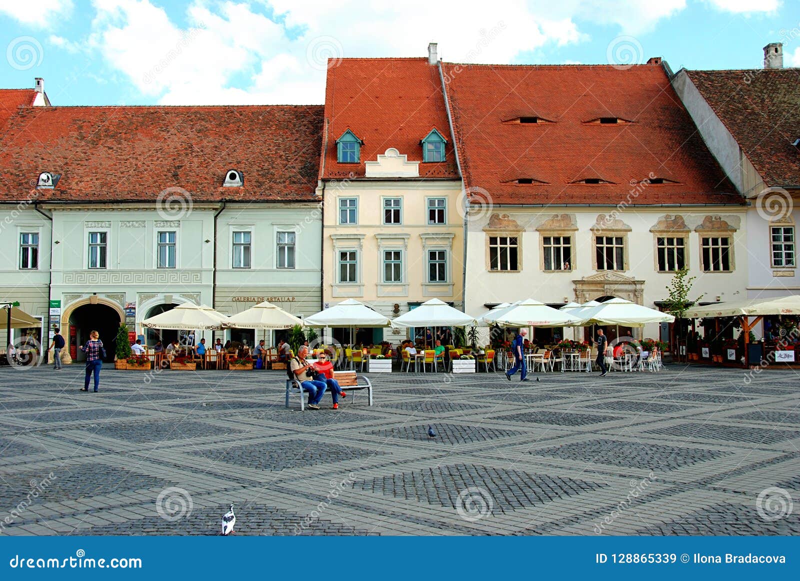 Architecture of Sibiu City, Romania Editorial Stock Image - Image of ...