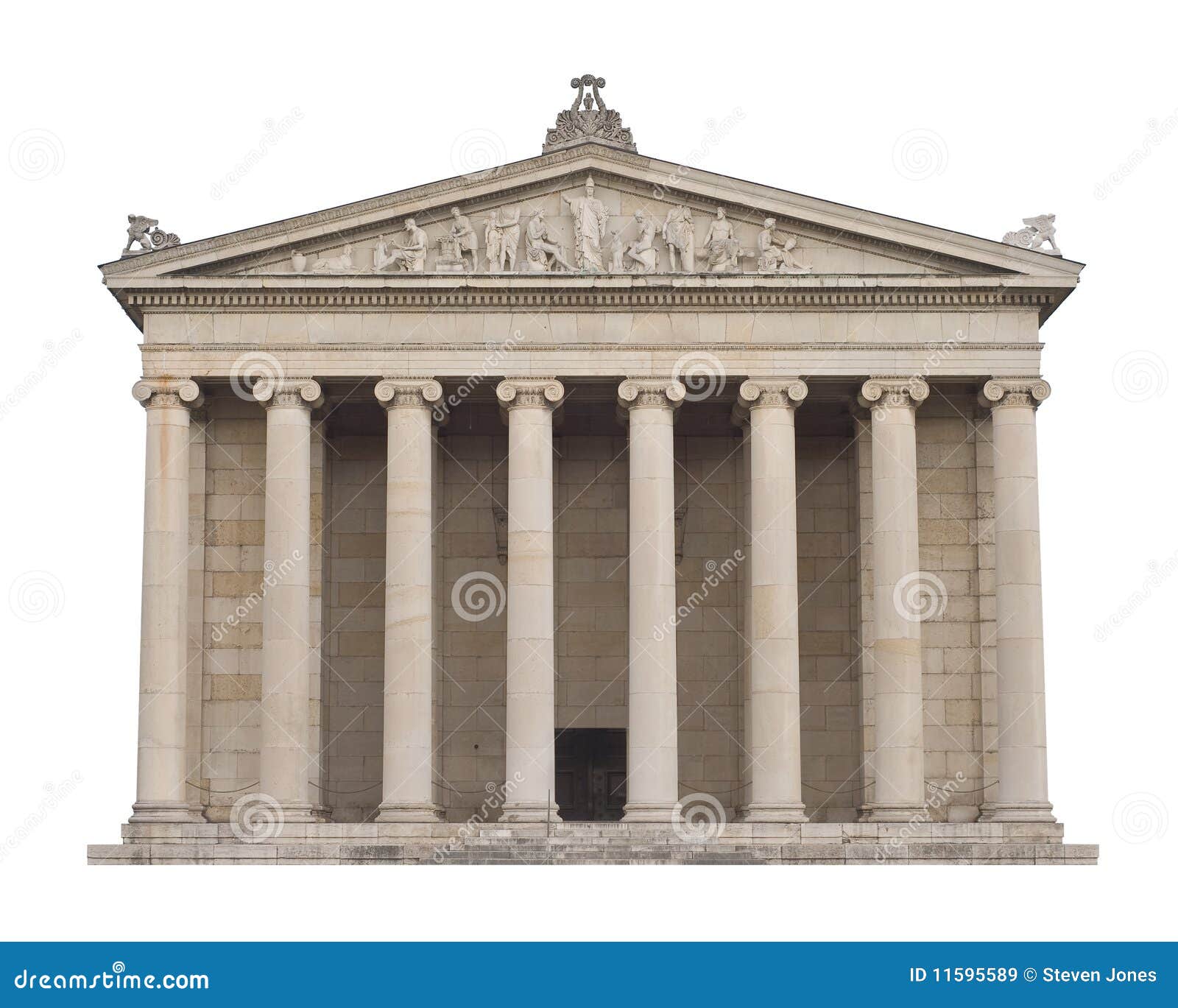 Architecture Grecque Classique Image stock - Image of découpage ...
