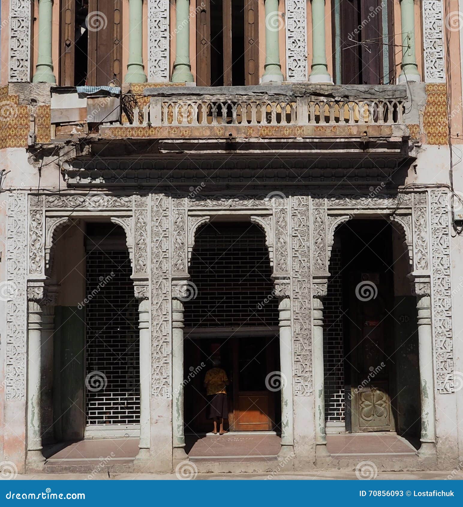 Architecture in Havana Cuba Stock Image - Image of tower, stone: 70856093