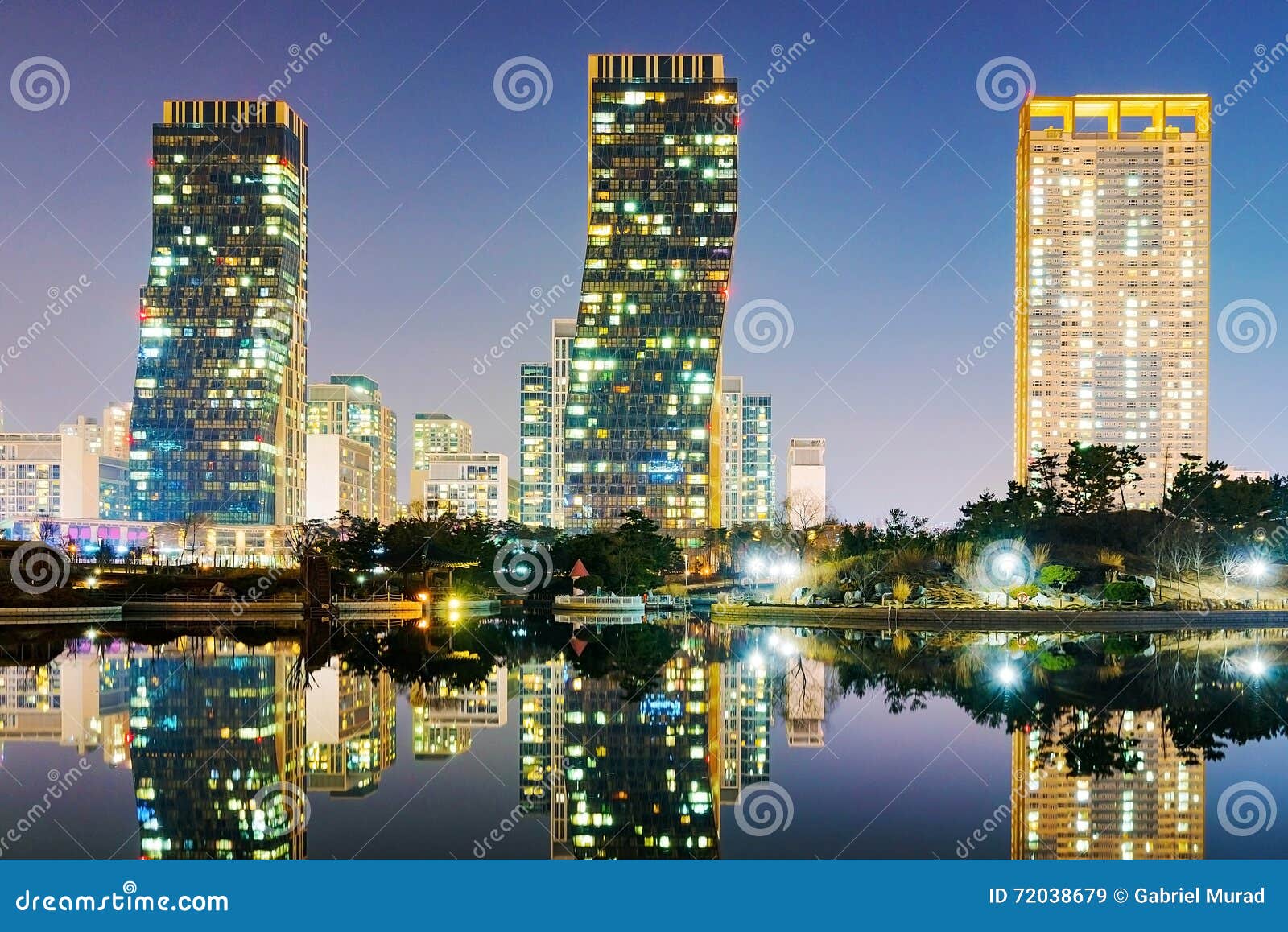 Architecture in Incheon stock image. Image of skyscrapers - 72038679