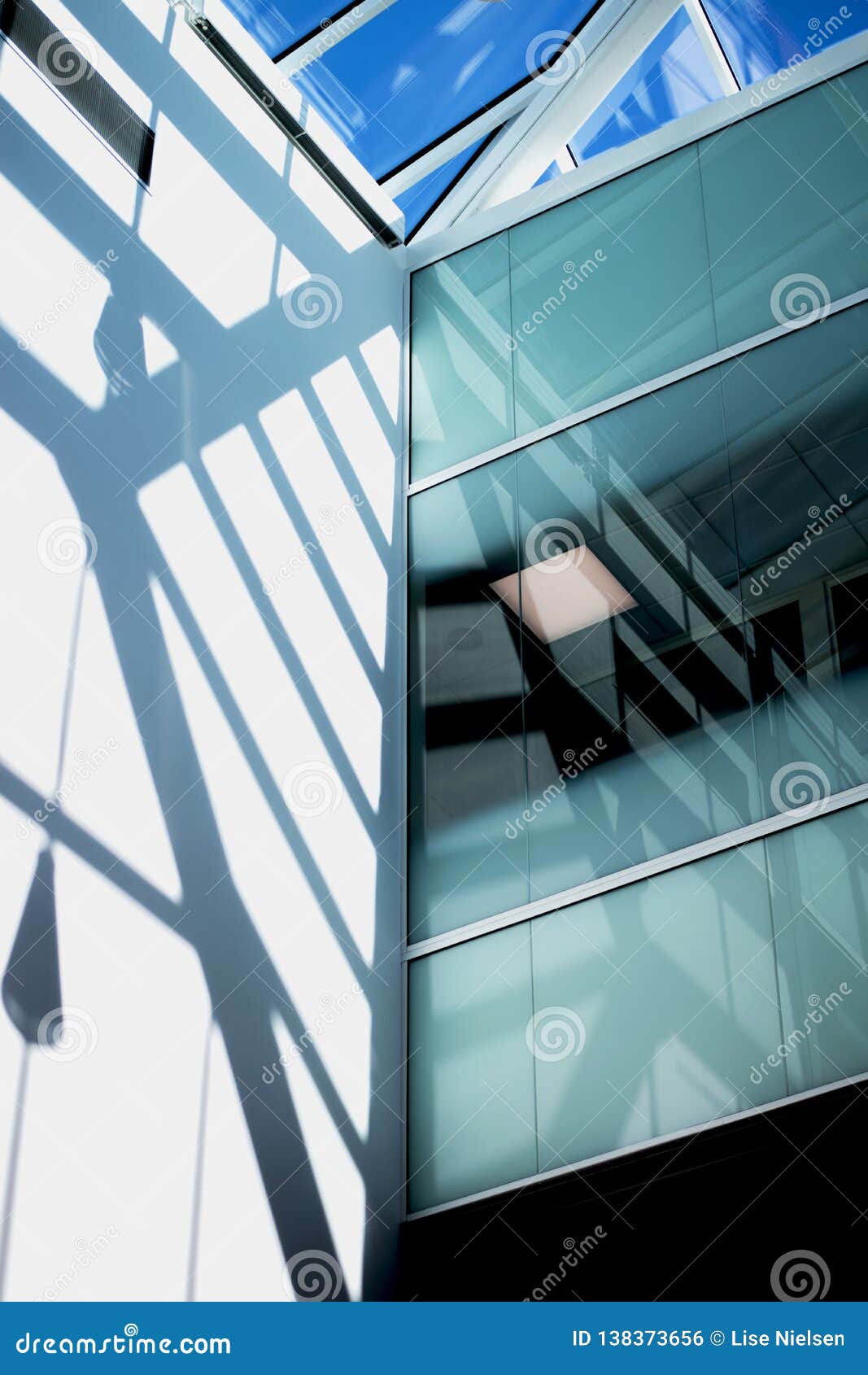 Architecture. Inside of a Building. Shadows and Light Stock Photo ...