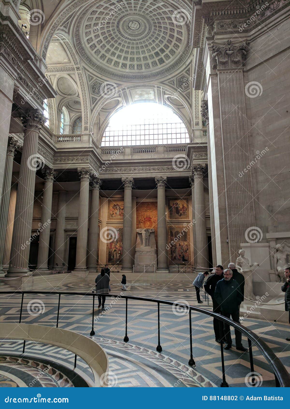 Architecture Inside the Pantheon Editorial Photography - Image of shot ...