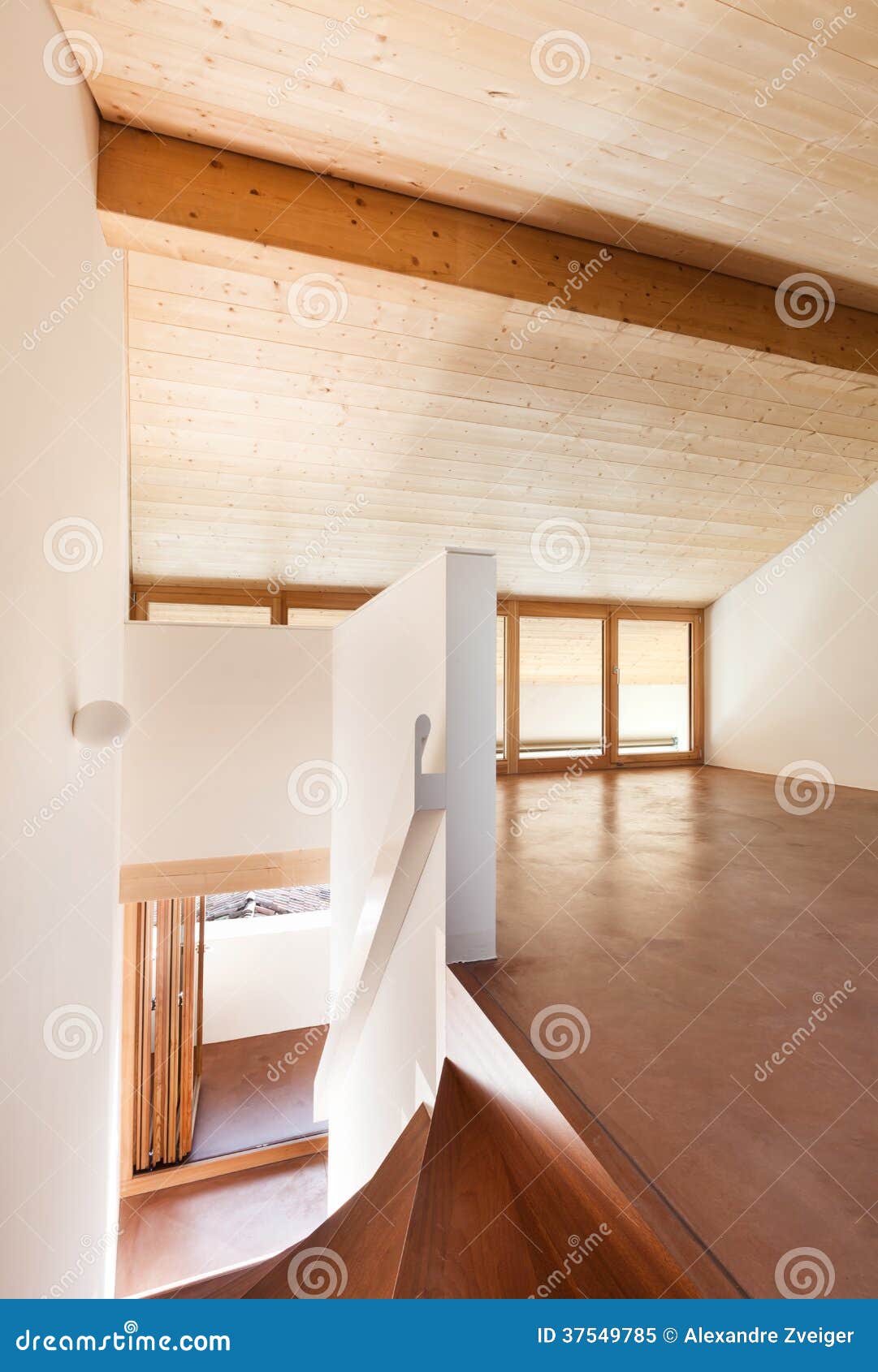Architecture, Interior, Empty House Stock Image - Image of white, room ...
