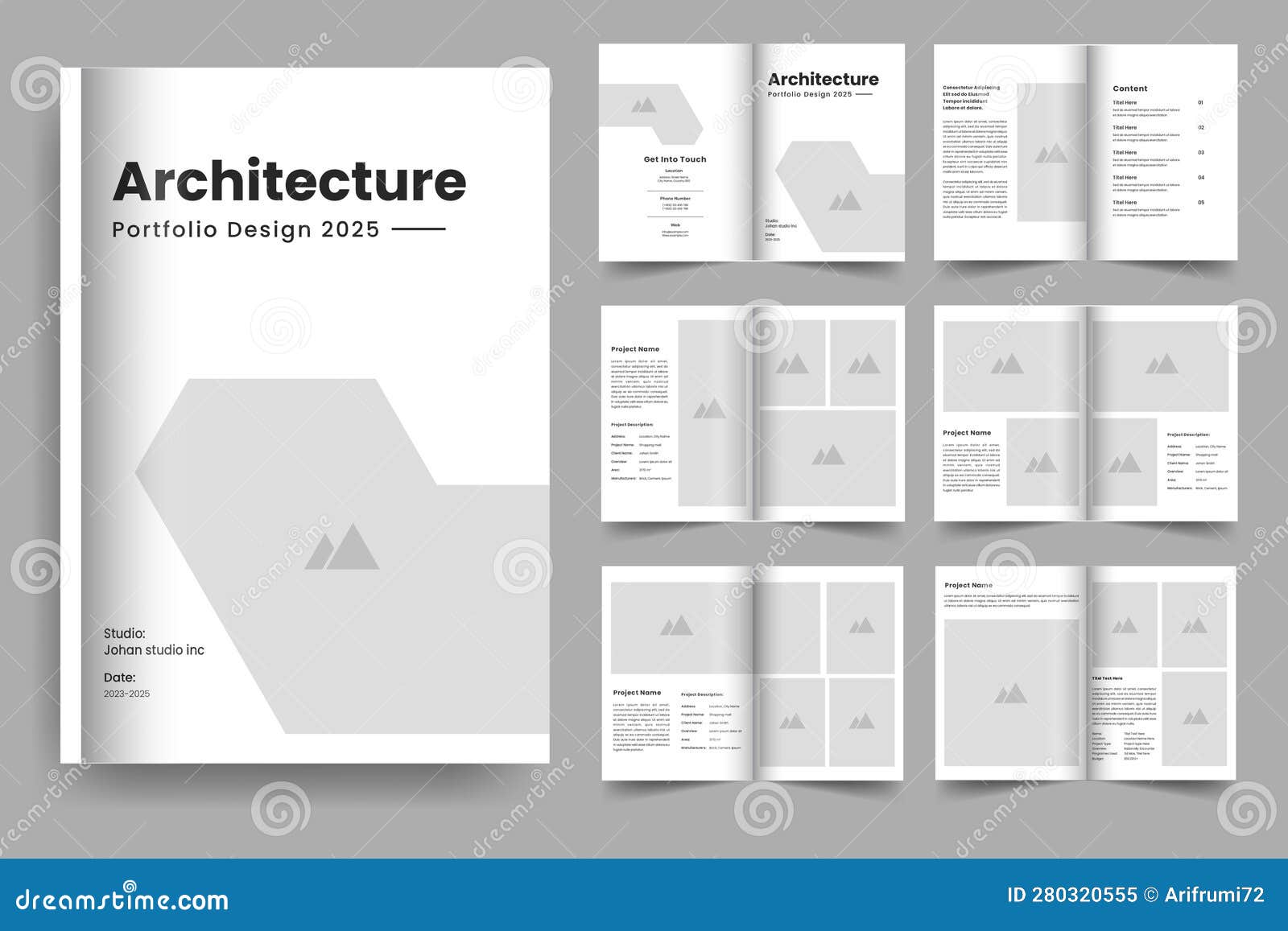 Architecture and Interior Portfolio Design A4 Standard Size Portfolio ...