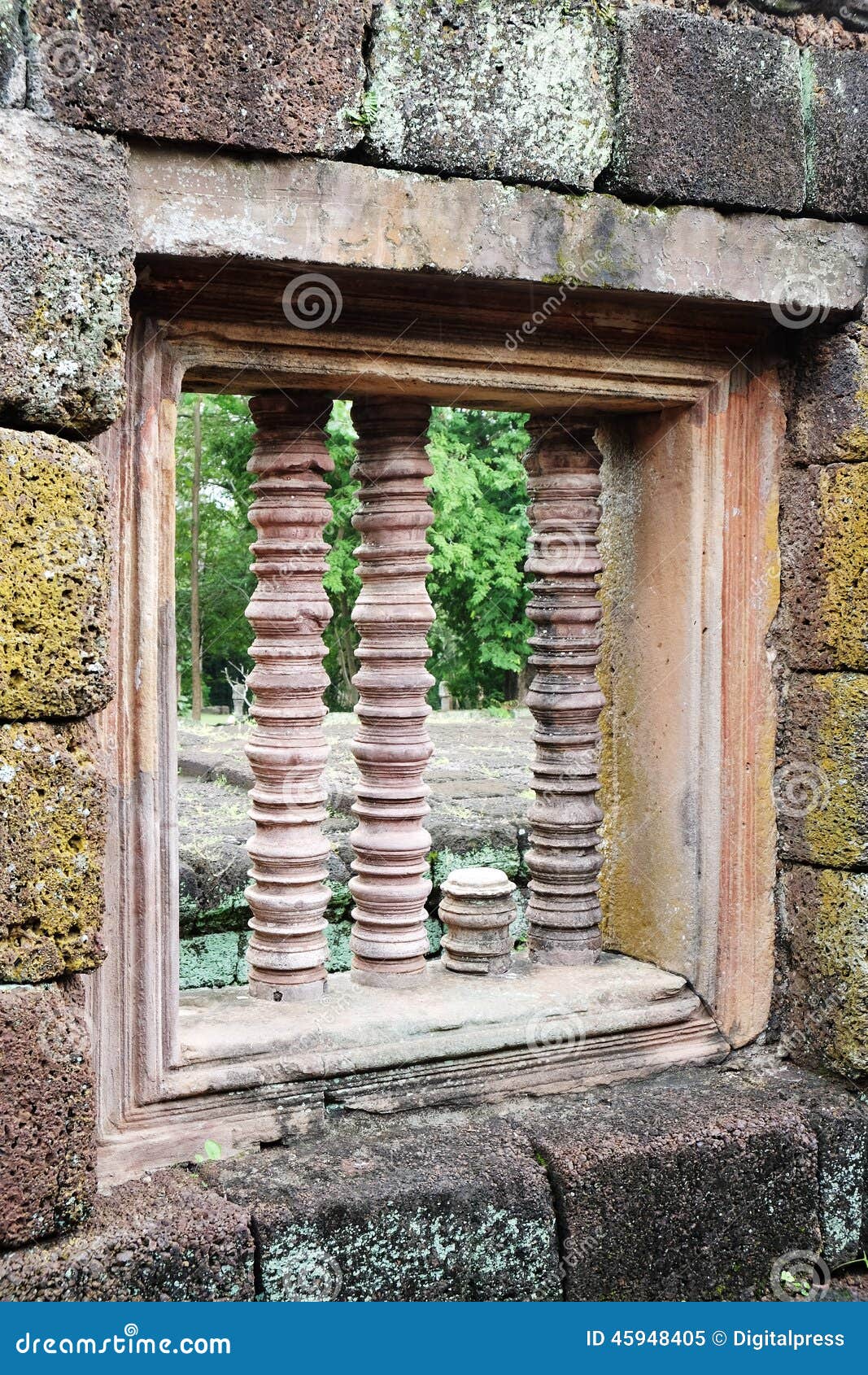 Architecture Khmer stock image. Image of place, prasat - 45948405