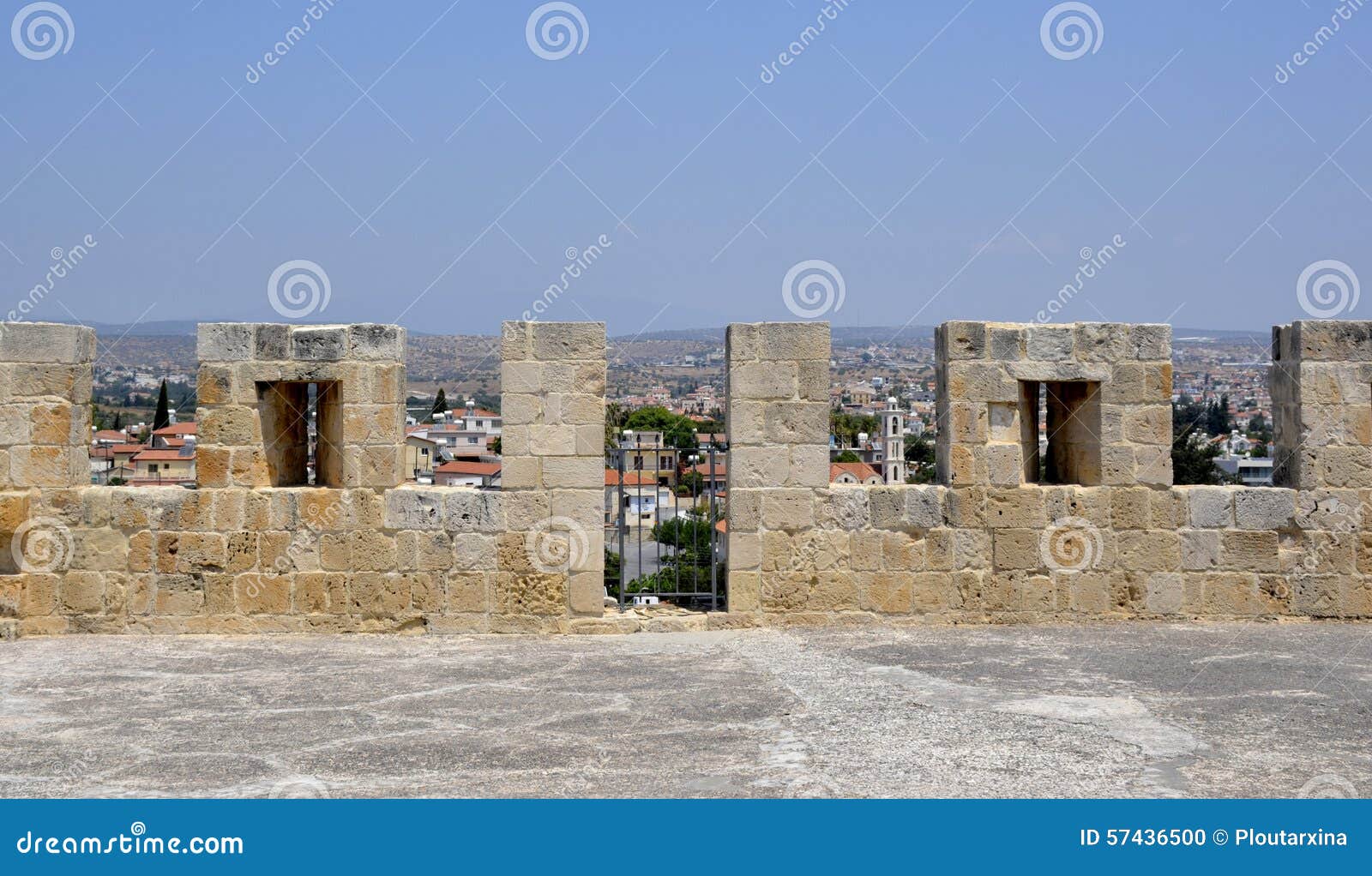 Architecture from Kolossi Castle Stock Photo - Image of historical ...
