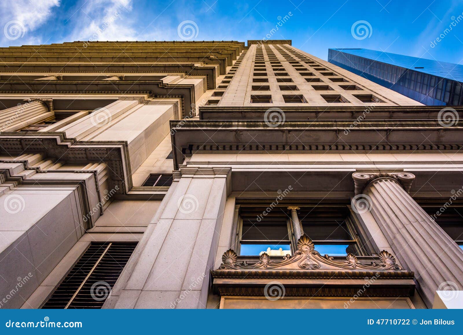 Architecture in Lower Manhattan, New York. Stock Photo - Image of ...