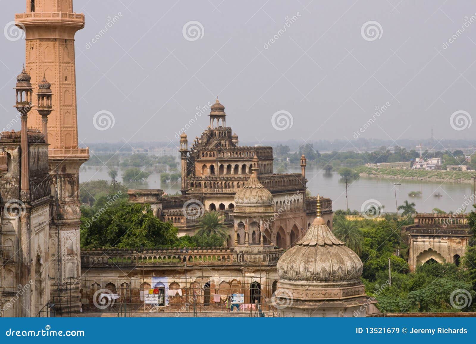 Architecture of Lucknow, India Stock Image - Image of city, heritage ...