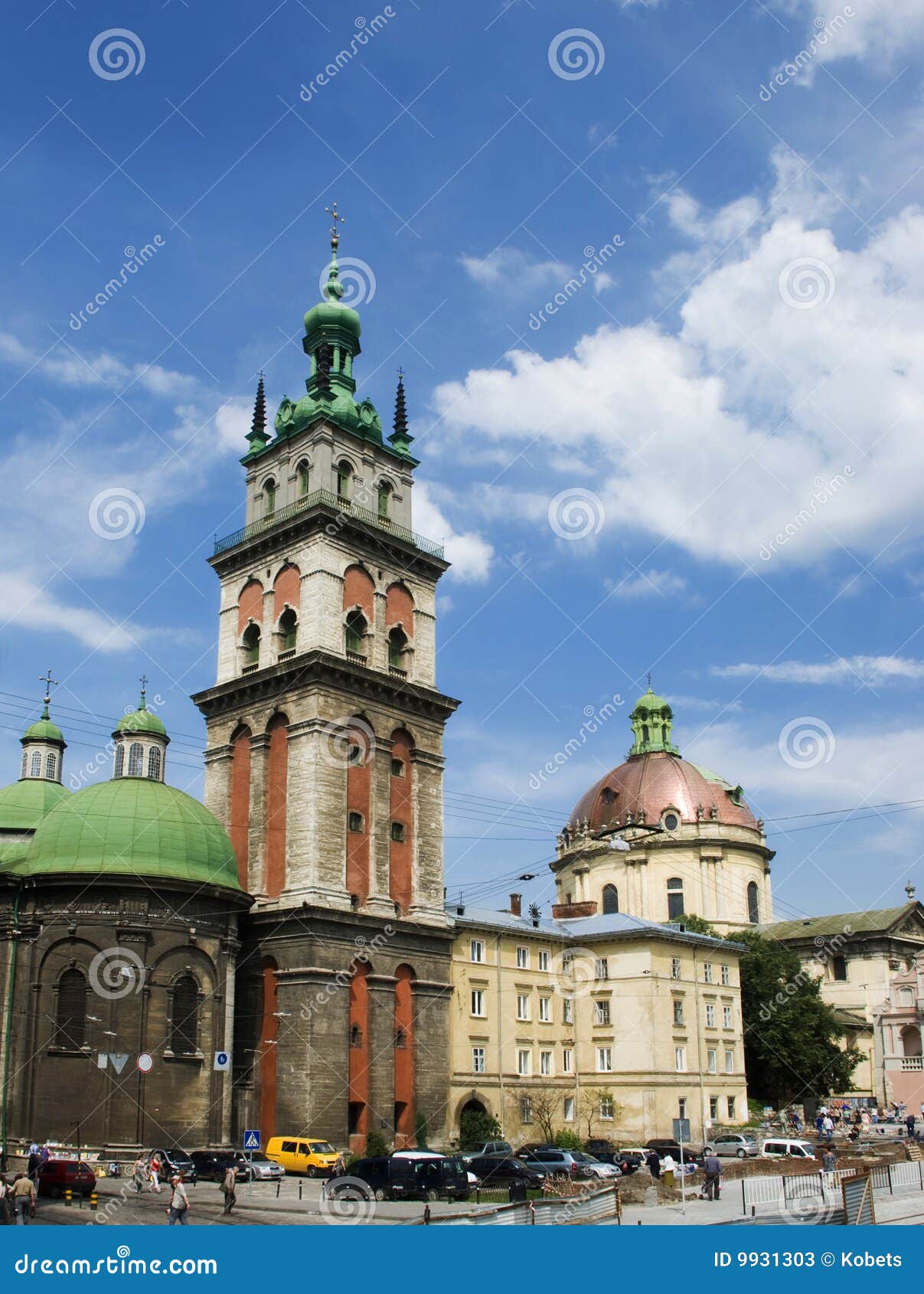 Architecture of Lvov Ukraine Stock Image - Image of dominican, ancient ...