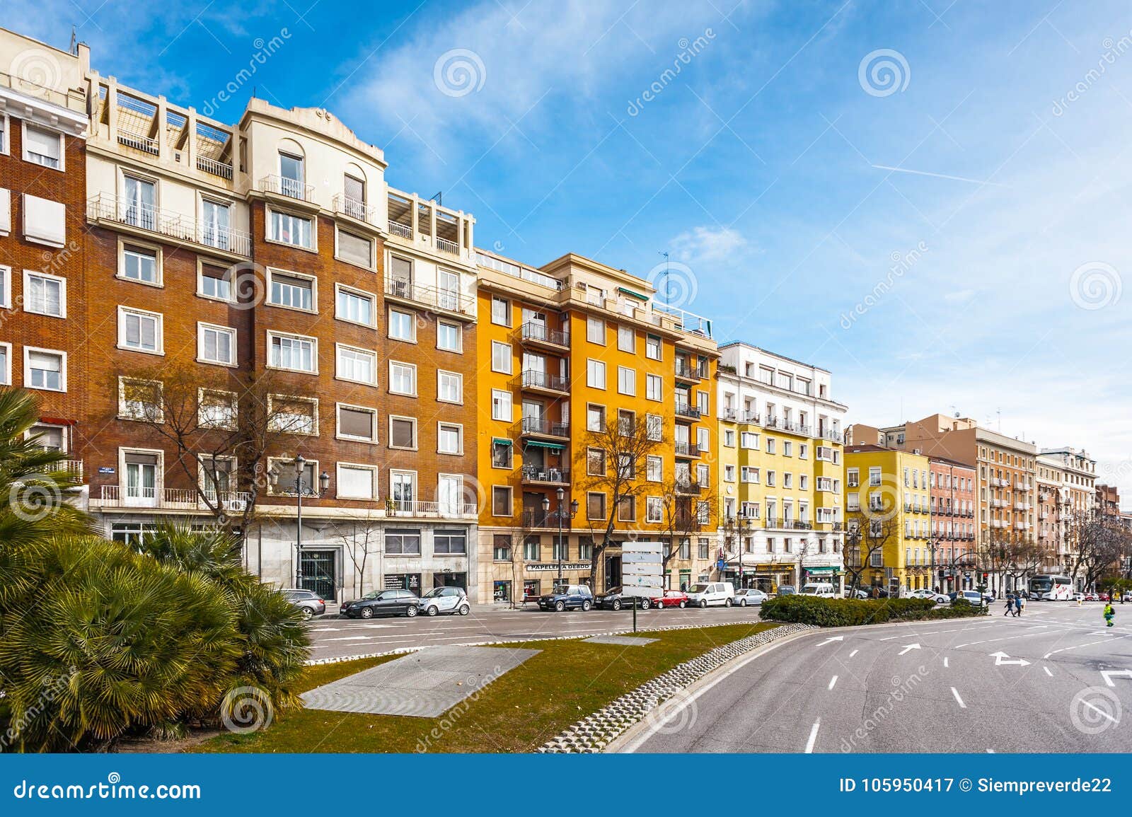 Architecture of Madrid, Spain Editorial Photography - Image of landmark ...
