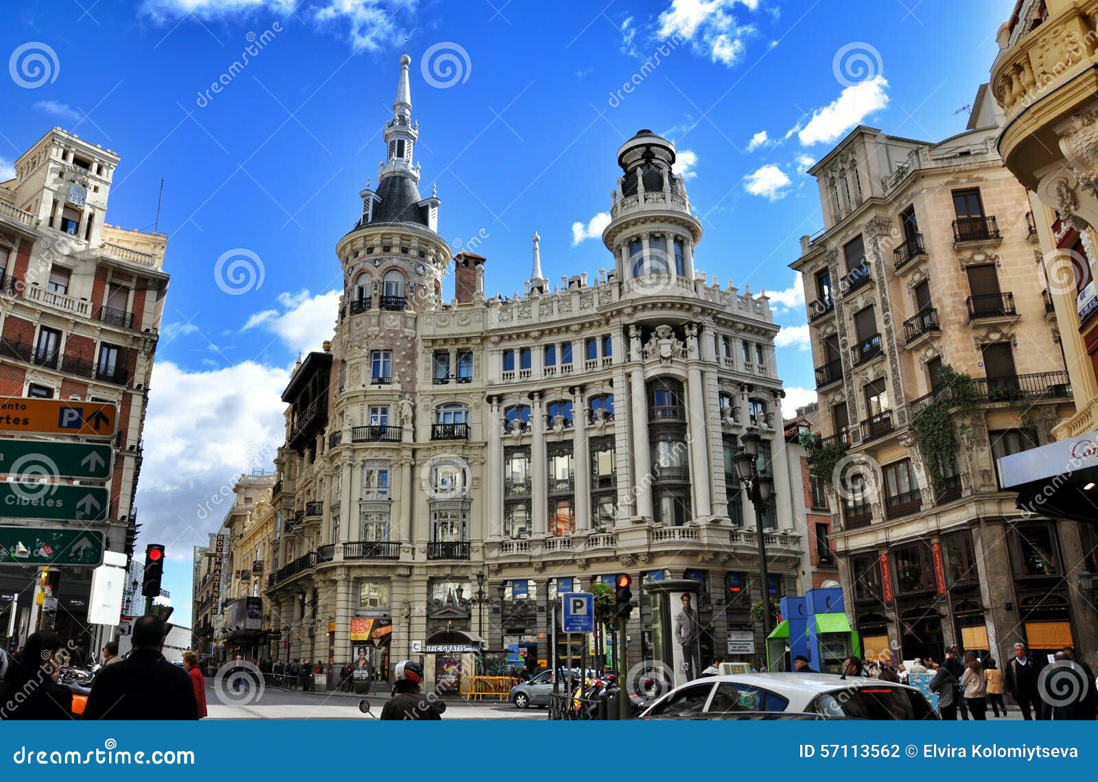 Architecture in Madrid, Spain Editorial Photography - Image of ...