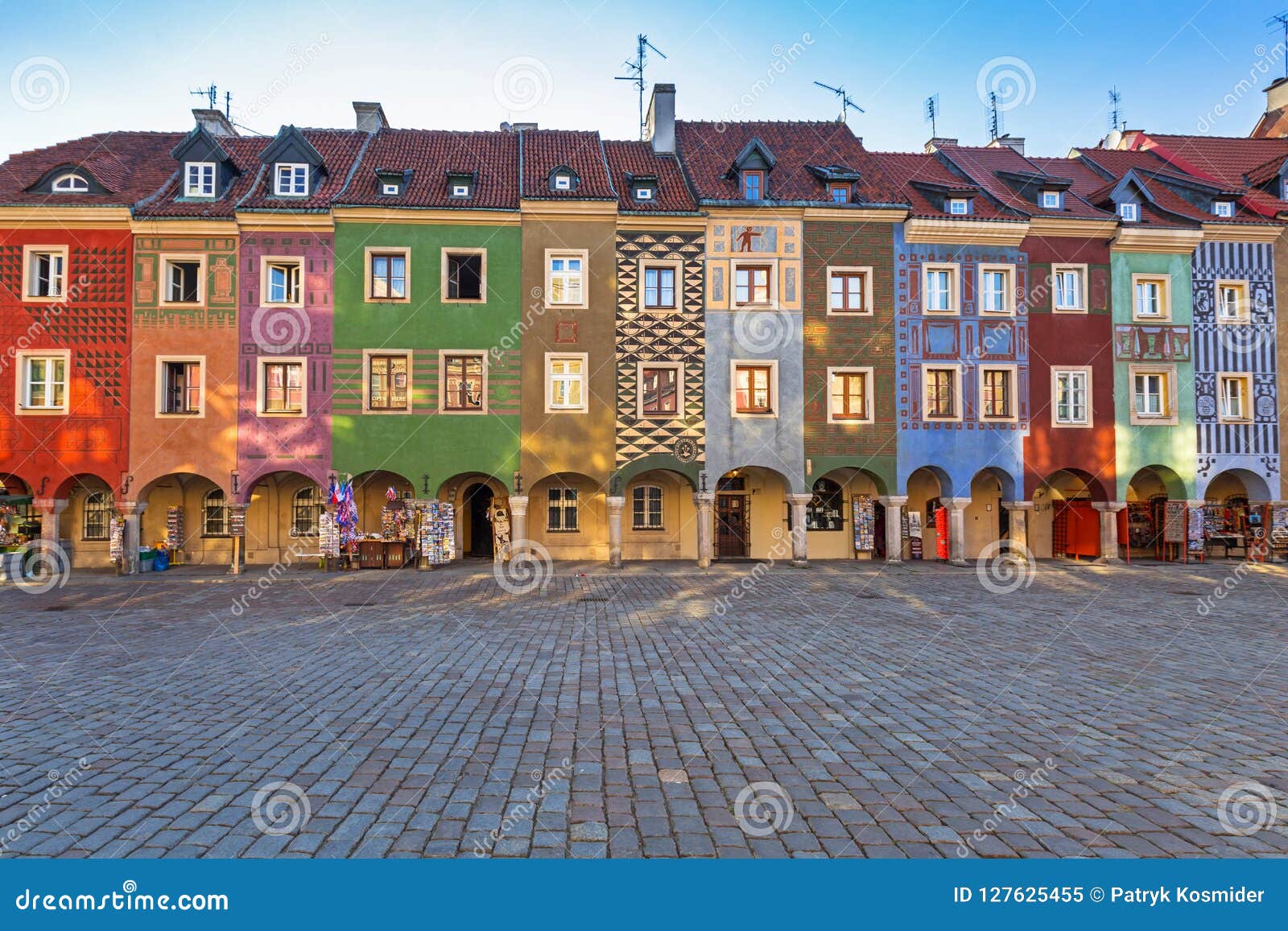 Architecture of the Main Square in Poznan Stock Image - Image of place ...