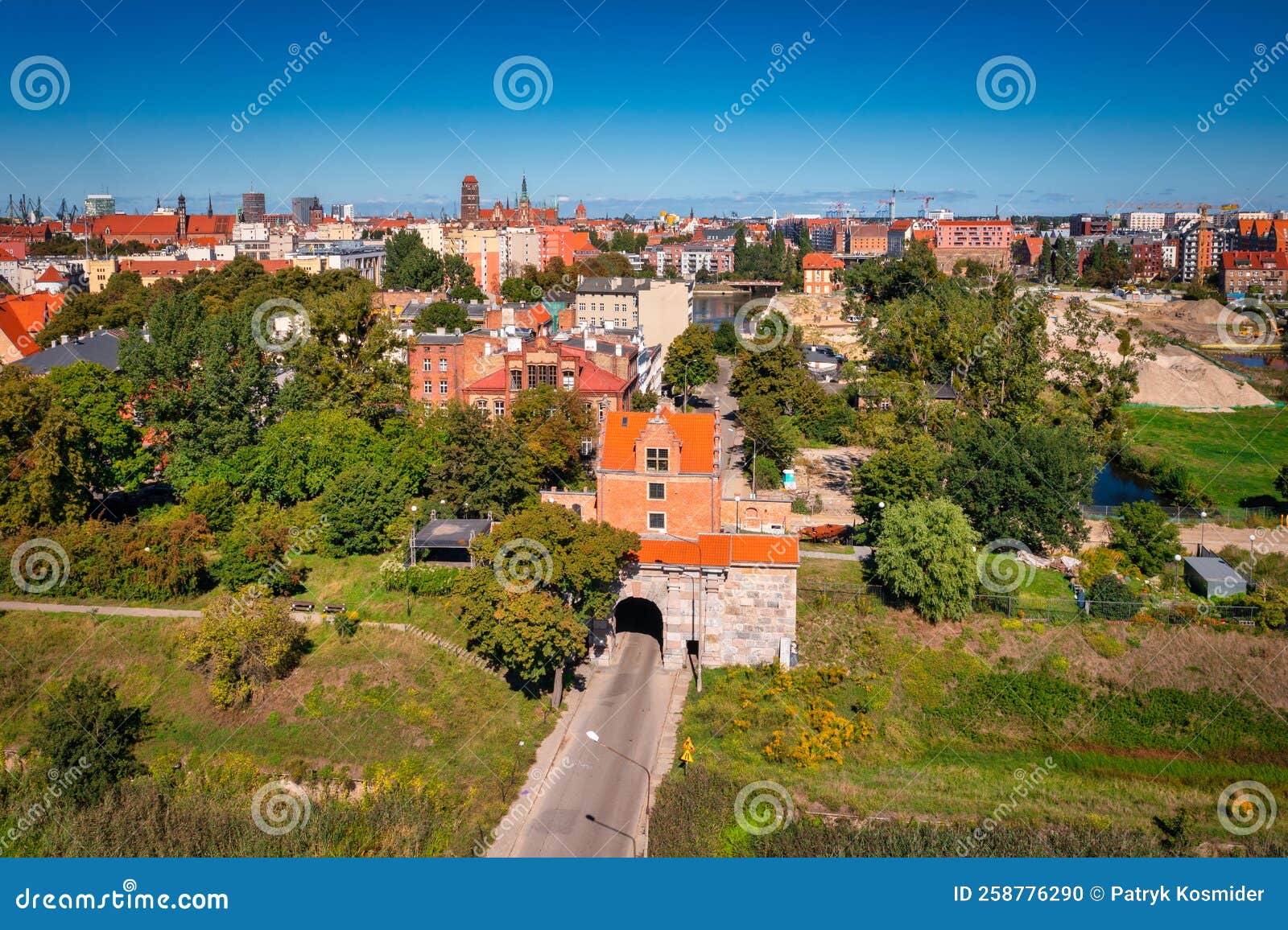 Architecture of the Main Town in Gdansk at Summer. Poland Stock Photo ...