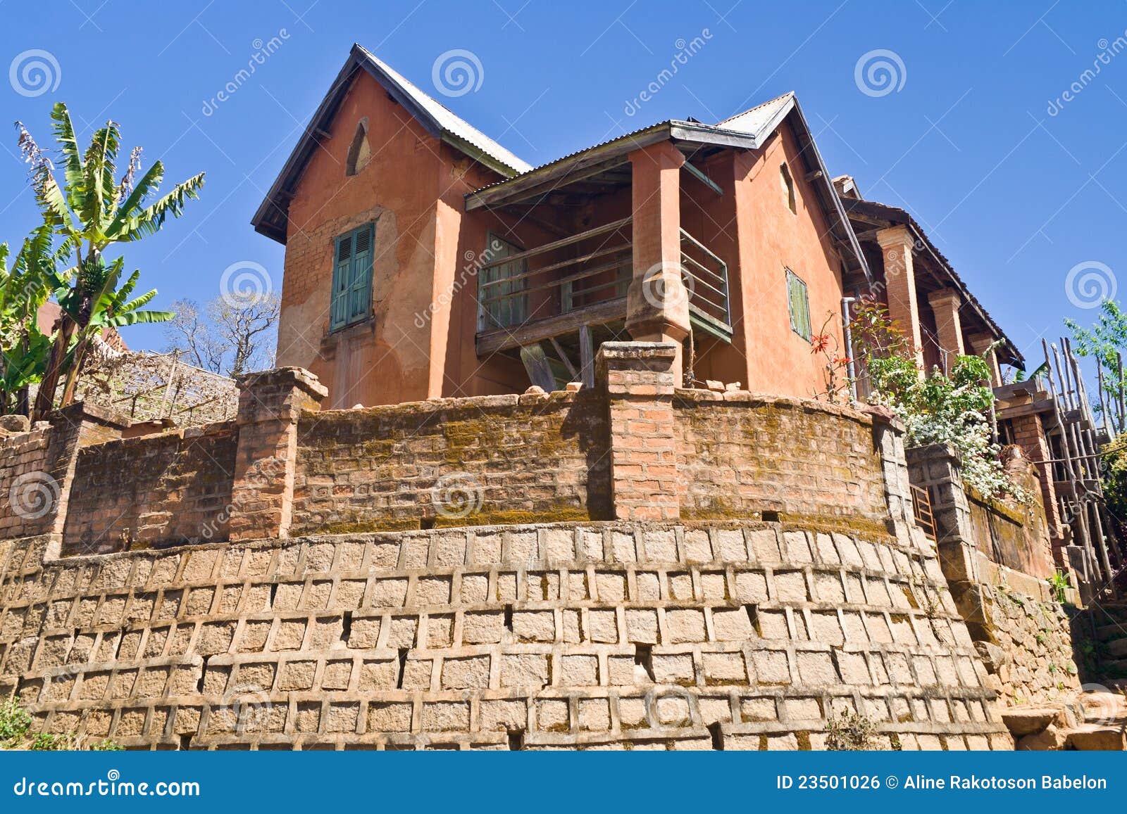 Architecture malgache photo stock. Image du historique - 23501026