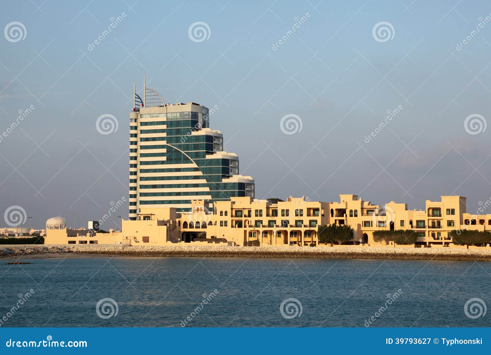 Architecture in Manama, Kingdom of Bahrain Stock Image - Image of ...