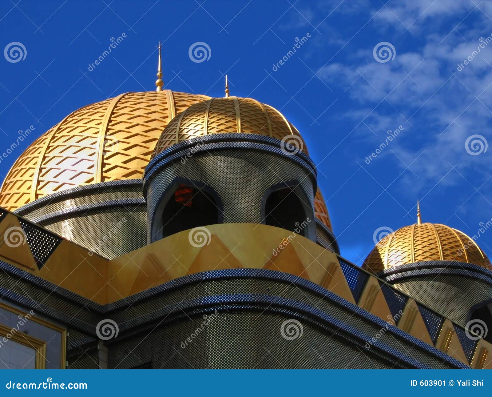 Architecture in Middle Eastern Style Stock Image - Image of arabic ...