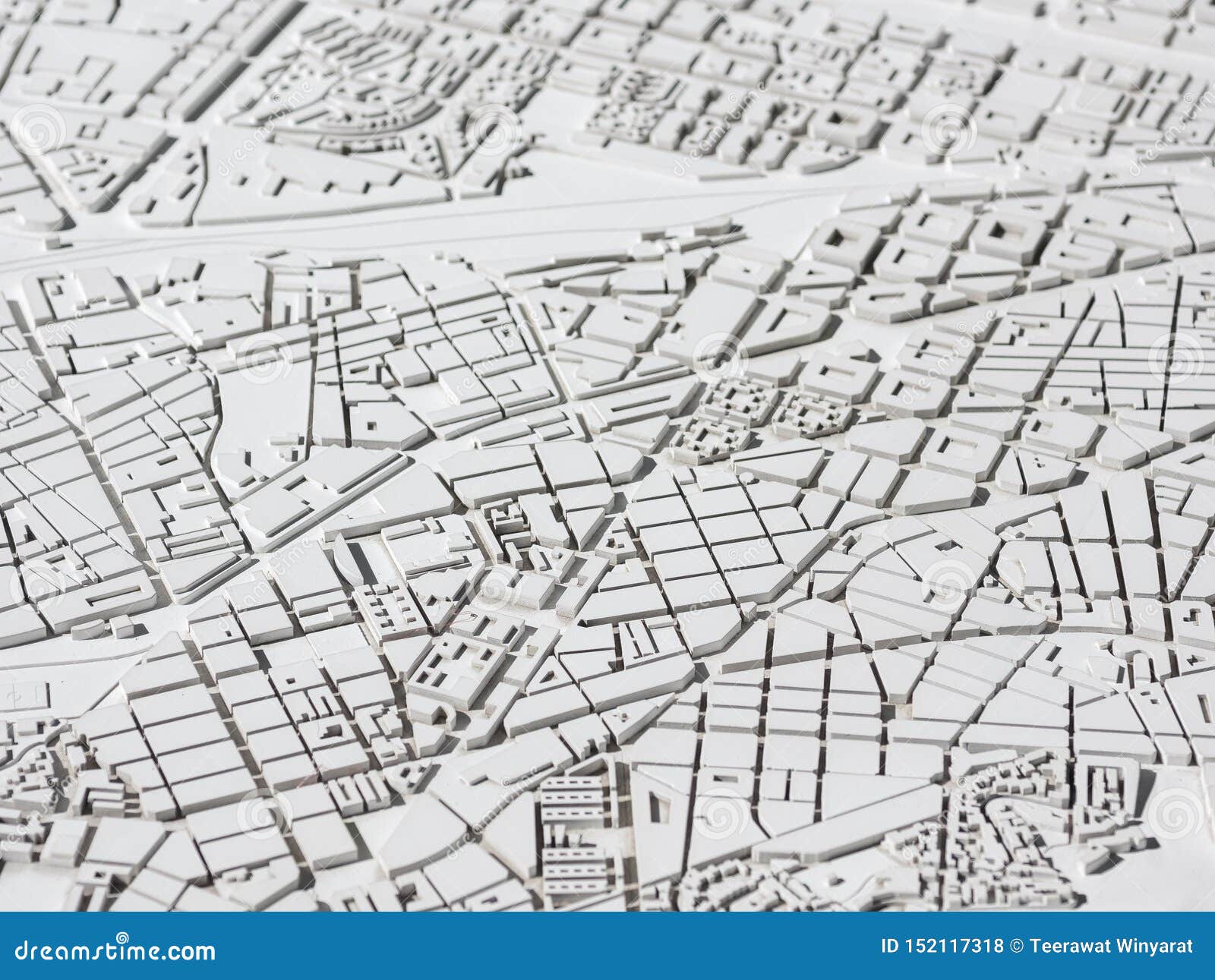 Architecture Model Urban Layout City Living Property Stock Photo ...