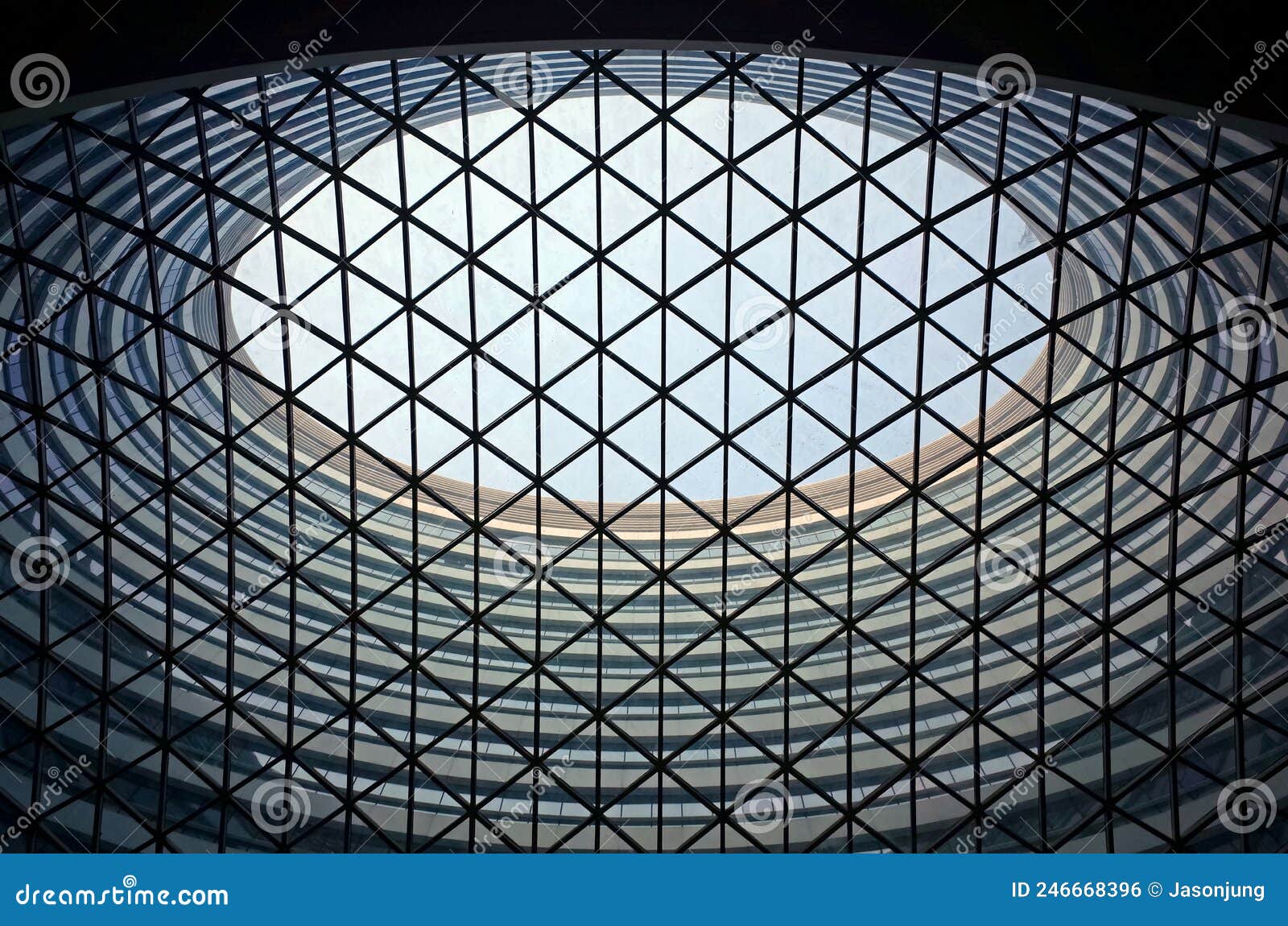 Skylight Architecture of Modern Building Editorial Photo - Image of ...