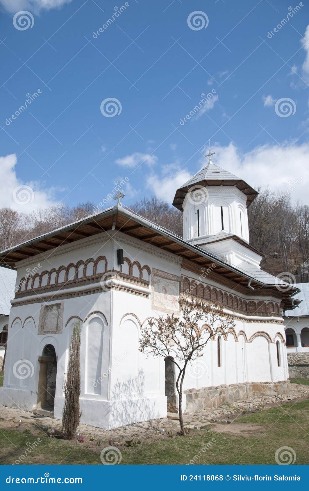 Architecture of an Old Orthodox Monastery Stock Photo - Image of front ...