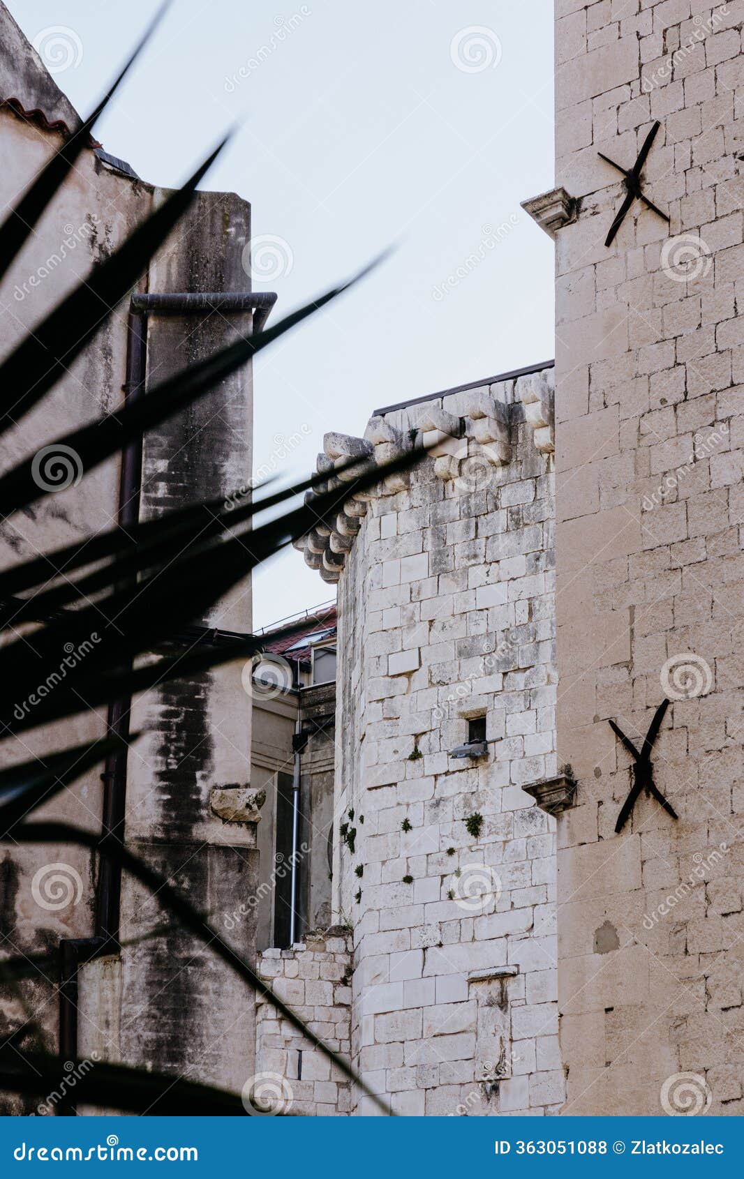 Architecture of the Old Town of Split Stock Photo - Image of diocletian ...
