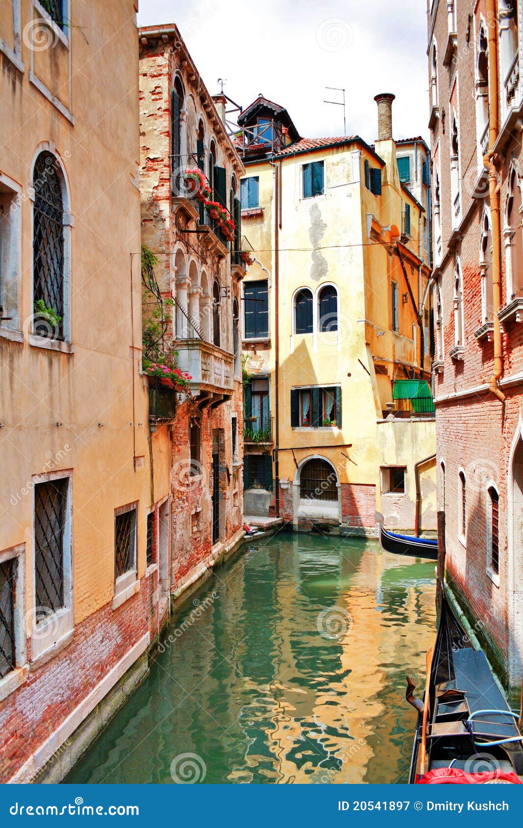 The Architecture of the Old Venice Stock Image - Image of bridge ...