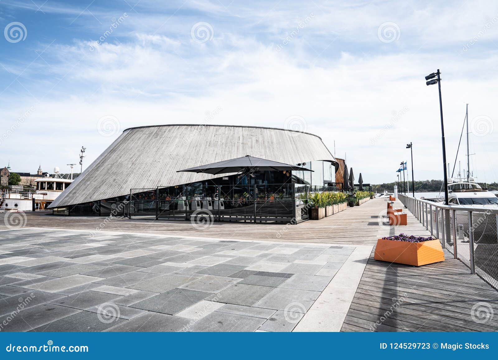 Architecture in Oslo stock image. Image of living, people - 124529723
