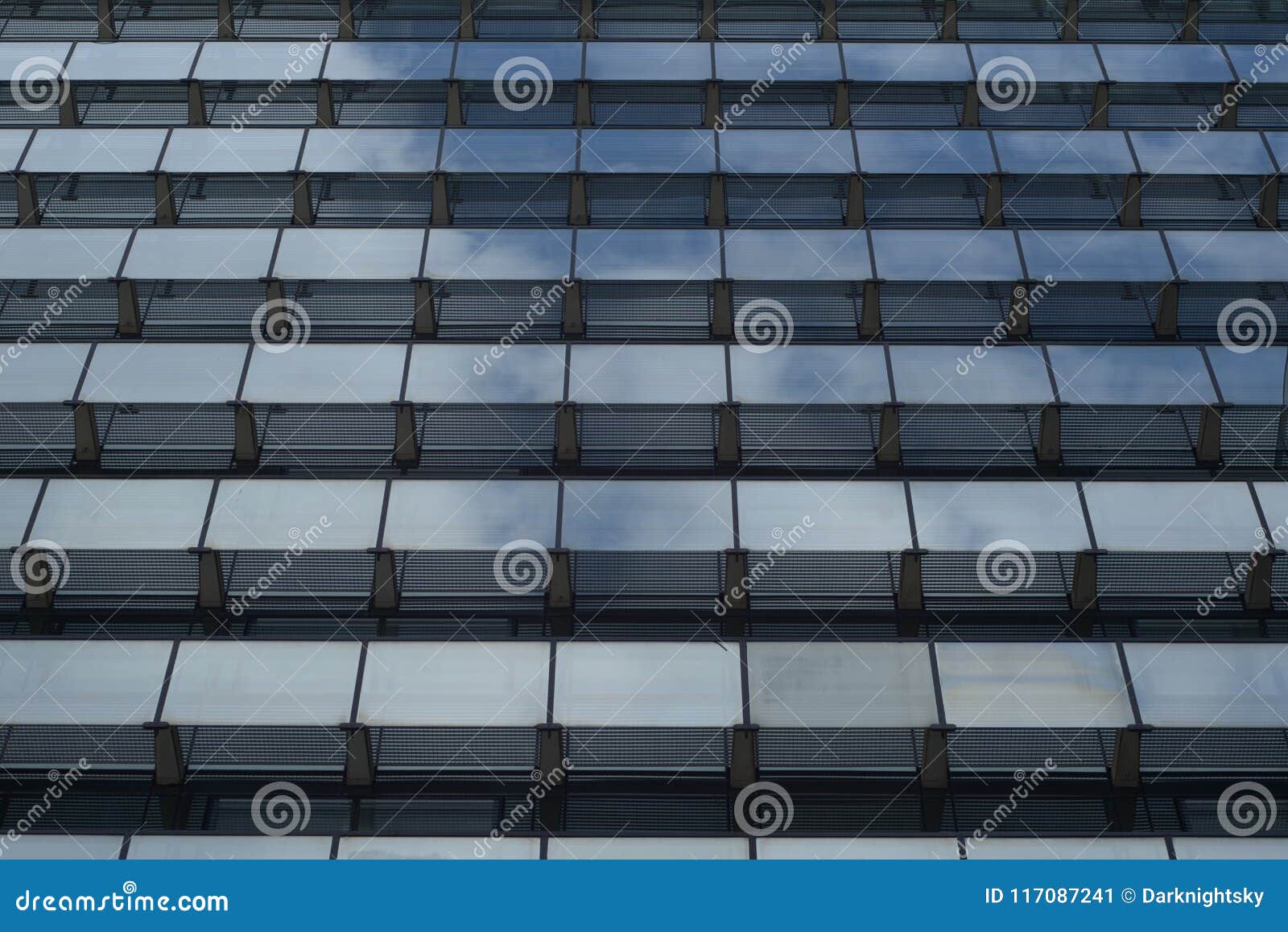 Architecture Out of Glass Elements at an Elevation Stock Image - Image ...