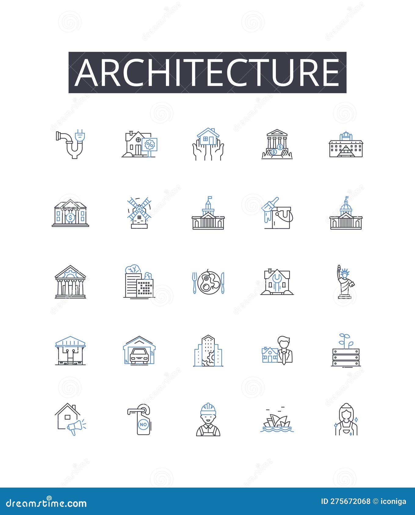 Architecture Line Icons Collection. Mapping, Topography, Geospatial ... Architecture Line Icons Collection. Mapping, Topography, Geospatial ...