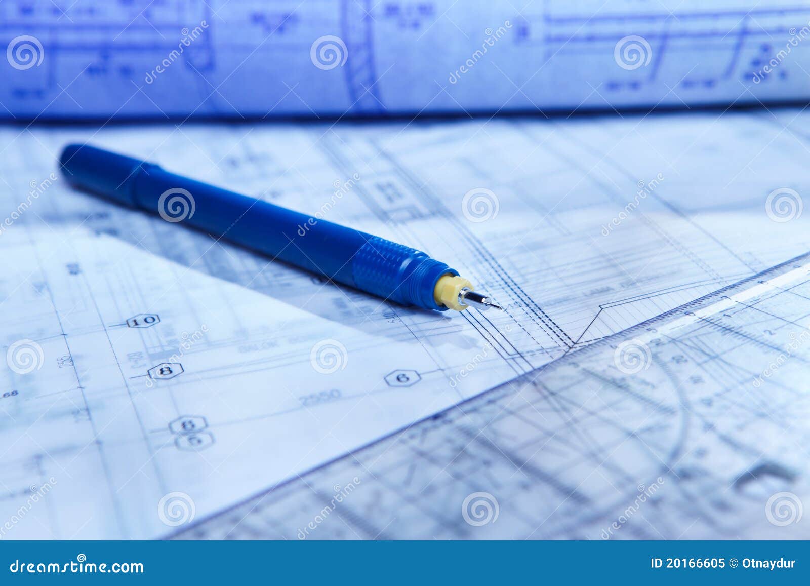 Architecture paperwork stock image. Image of printout - 20166605